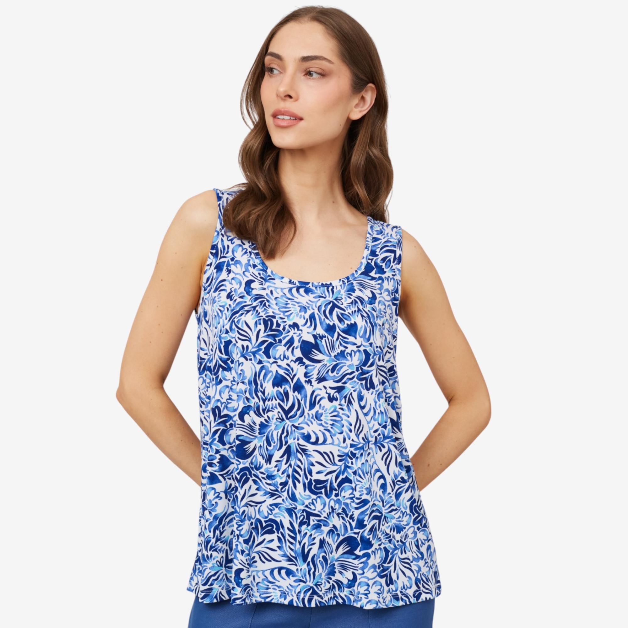 Kim & Co. Deluxe Brazil Knit Sleeveless Top - TSC.ca