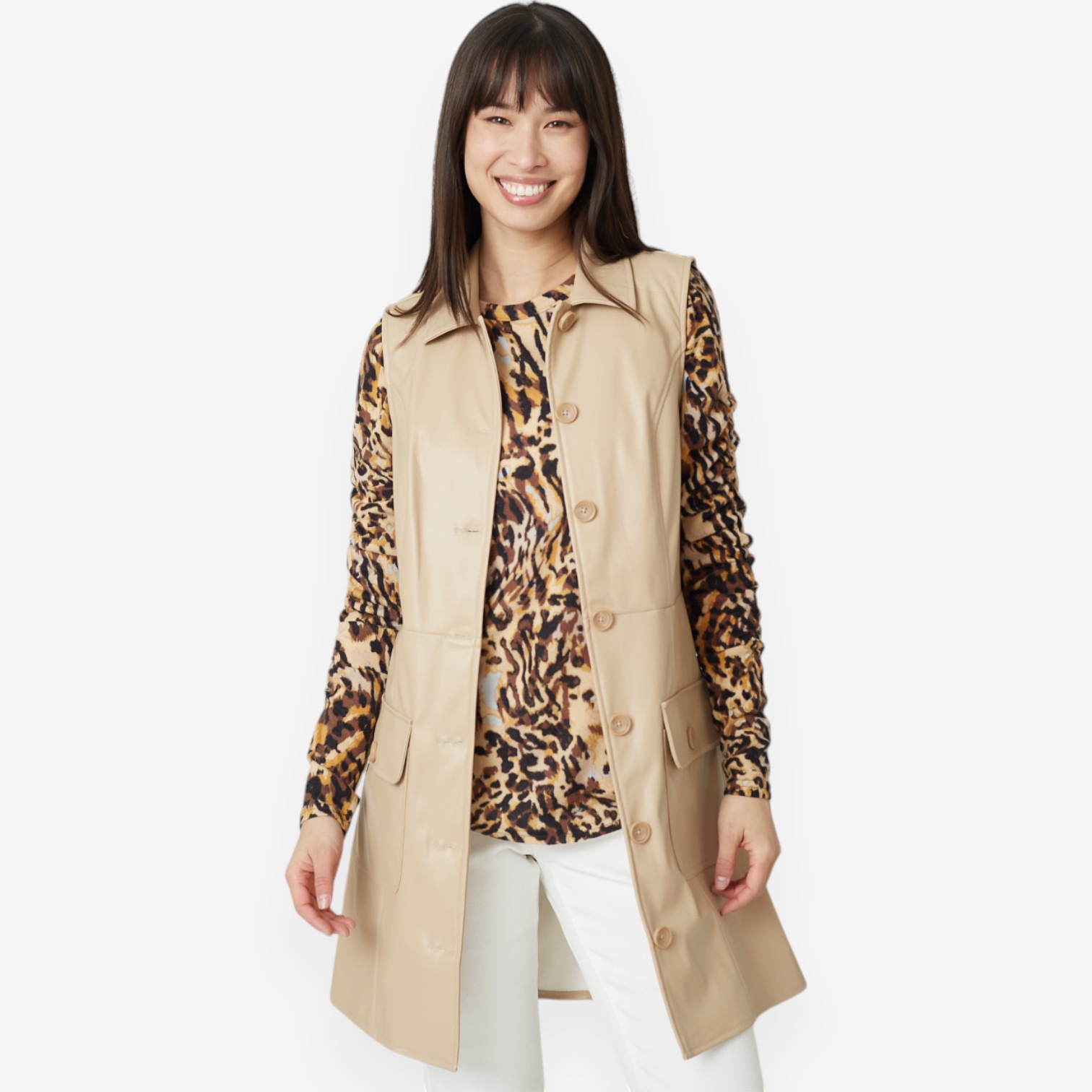 Diane Gilman Long Vest - TSC.ca