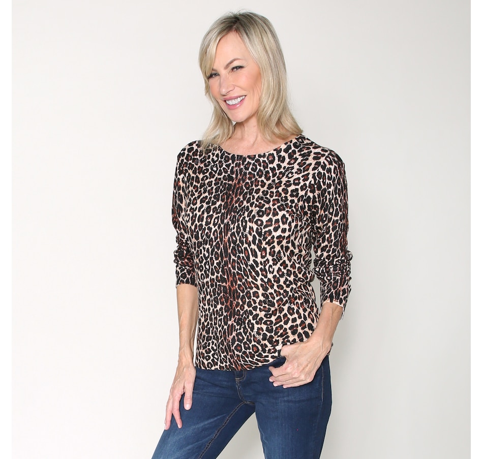 Brian Bailey Leopard Sparkle Sweater - TSC.ca