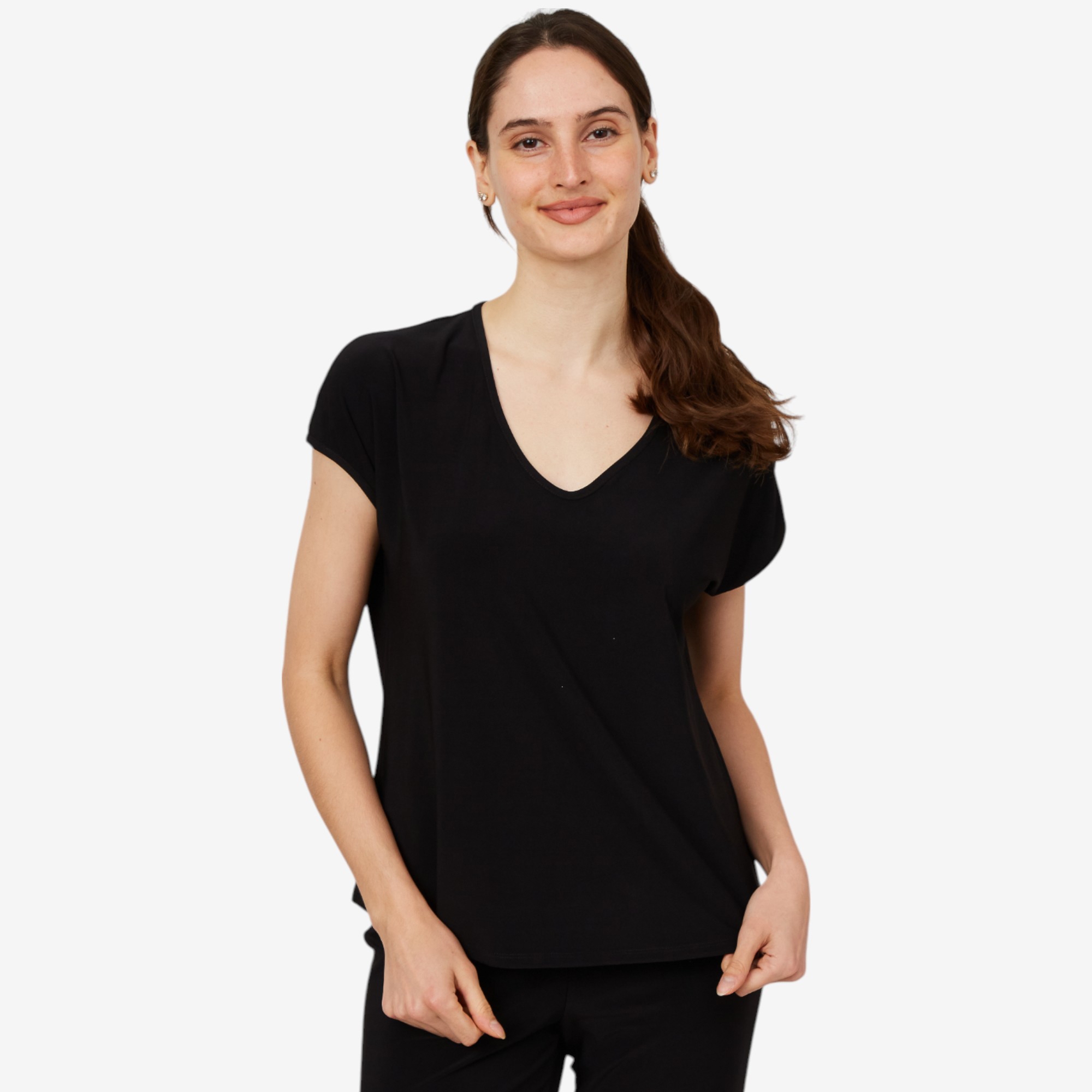 Kim & Co. Brazil Knit Short Dolman Sleeve Top - TSC.ca