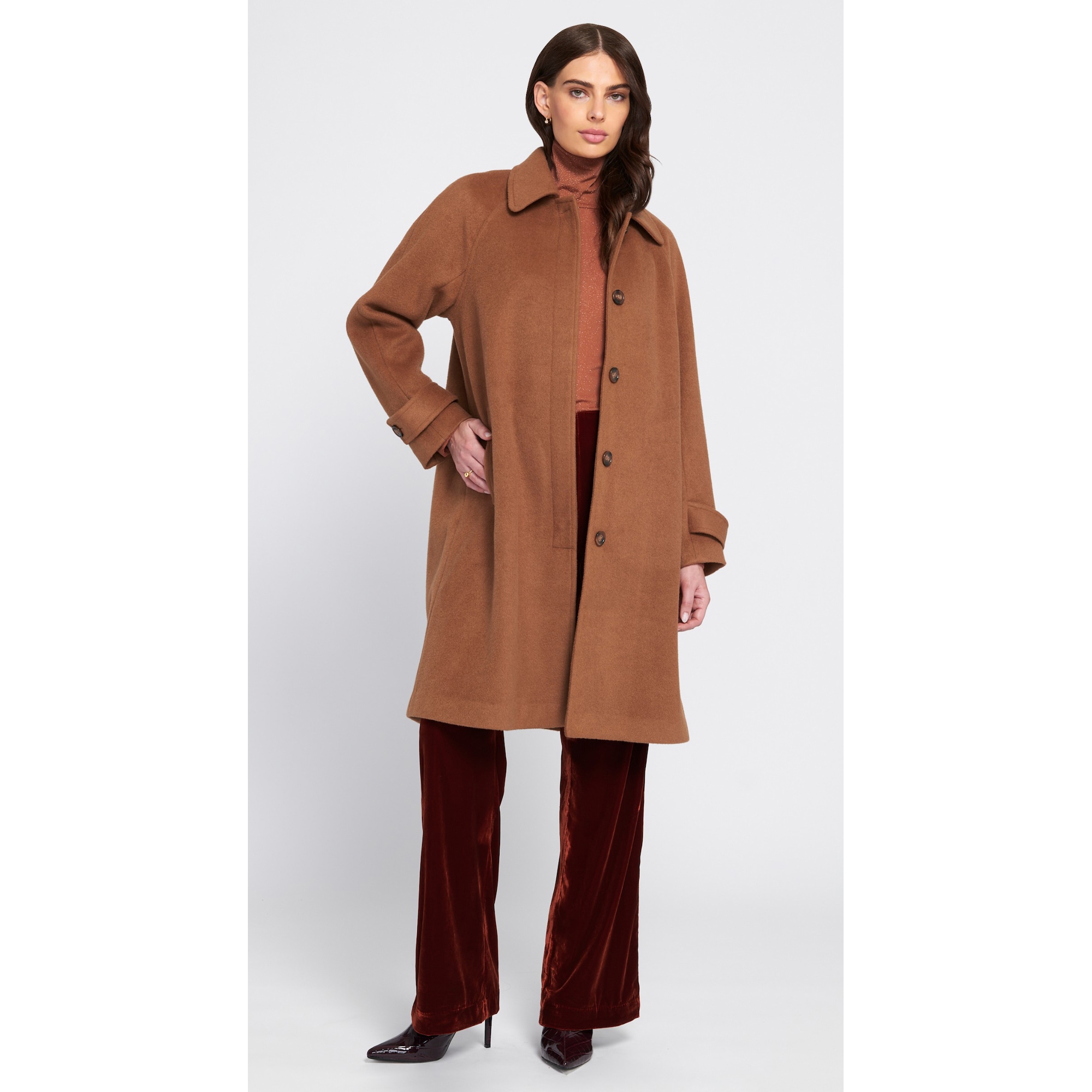 ELLE Wool-Like Melton Coat - TSC.ca