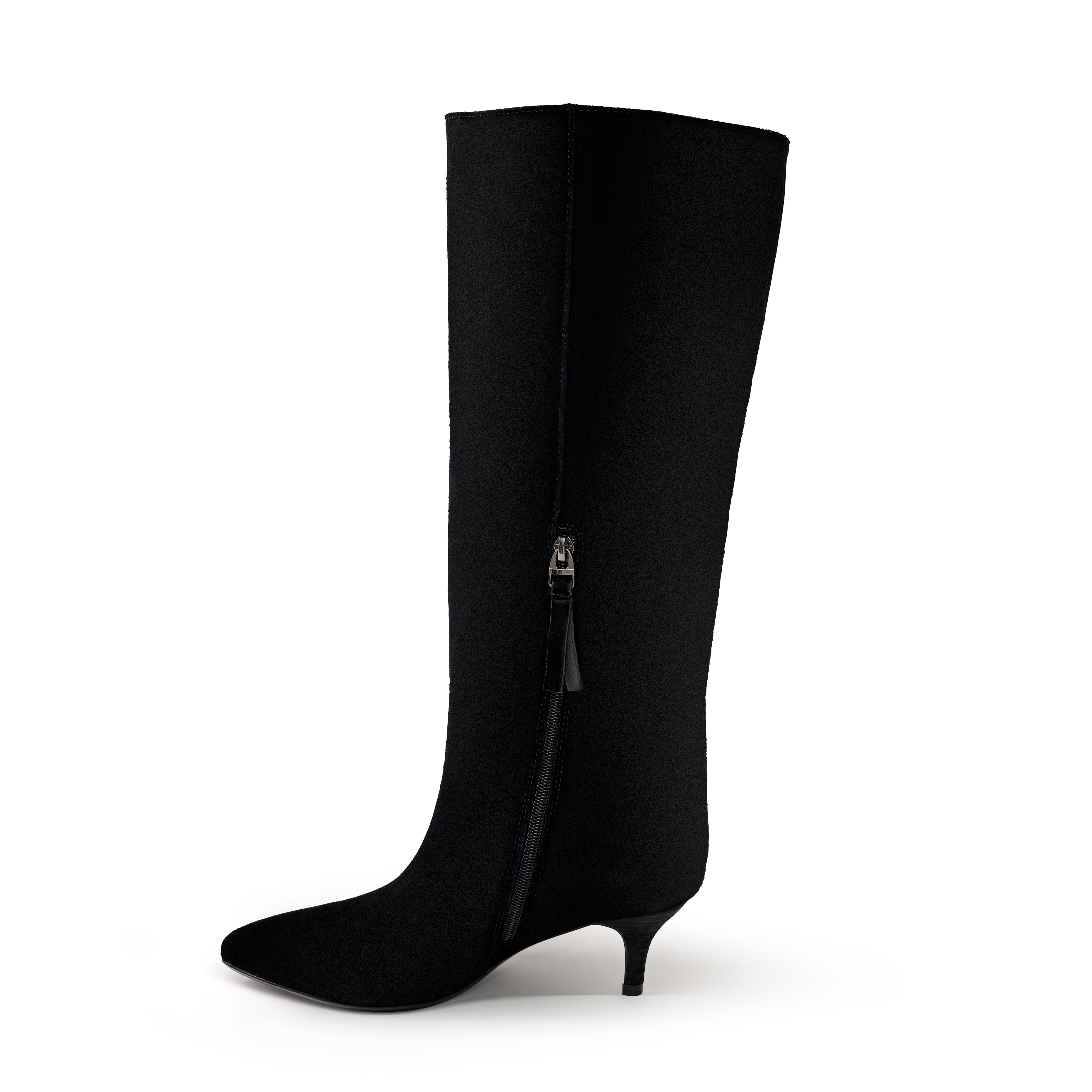 ELLE Kitten Heel Suede Boot - TSC.ca