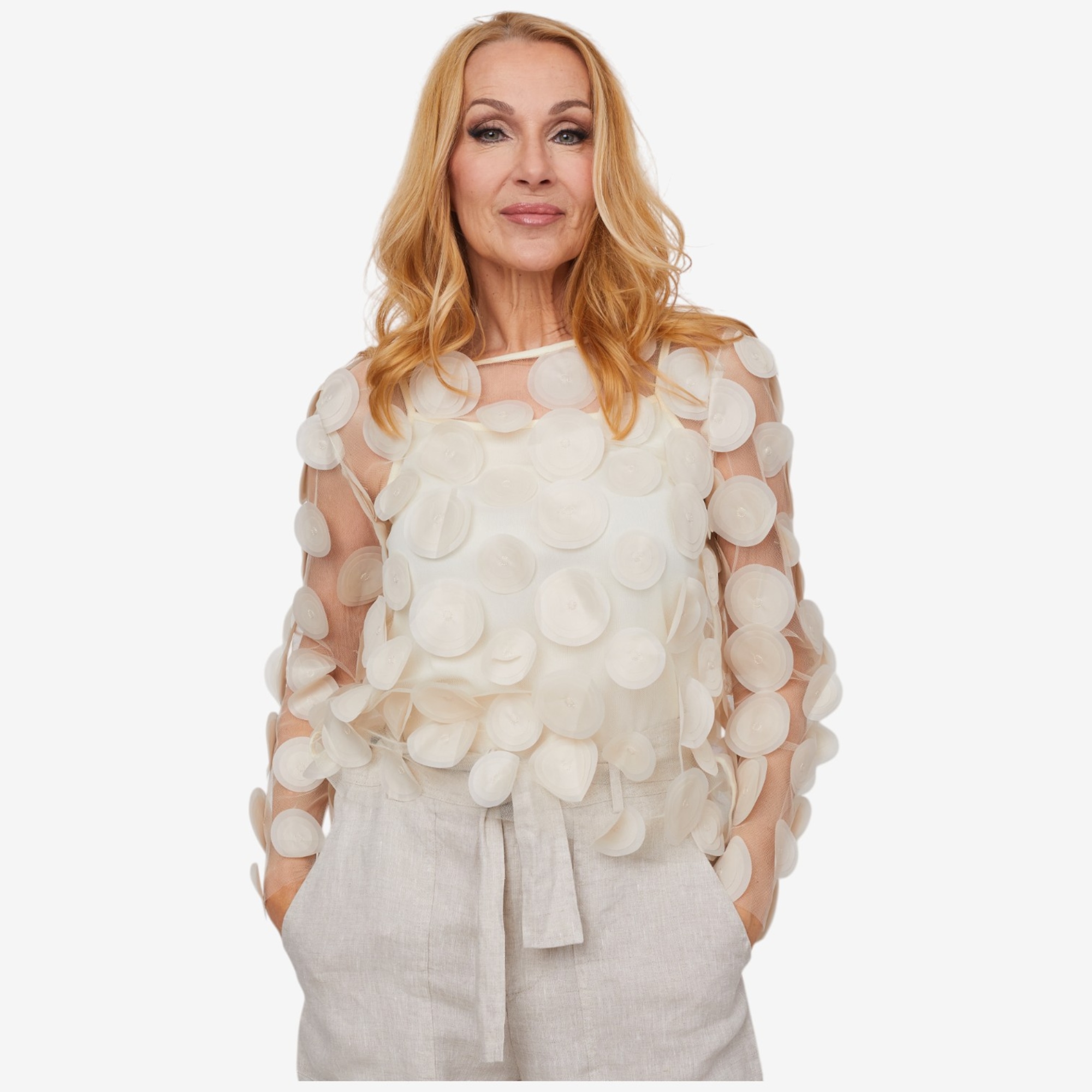 Brian Bailey 3D Circle Blouse with Cami - TSC.ca