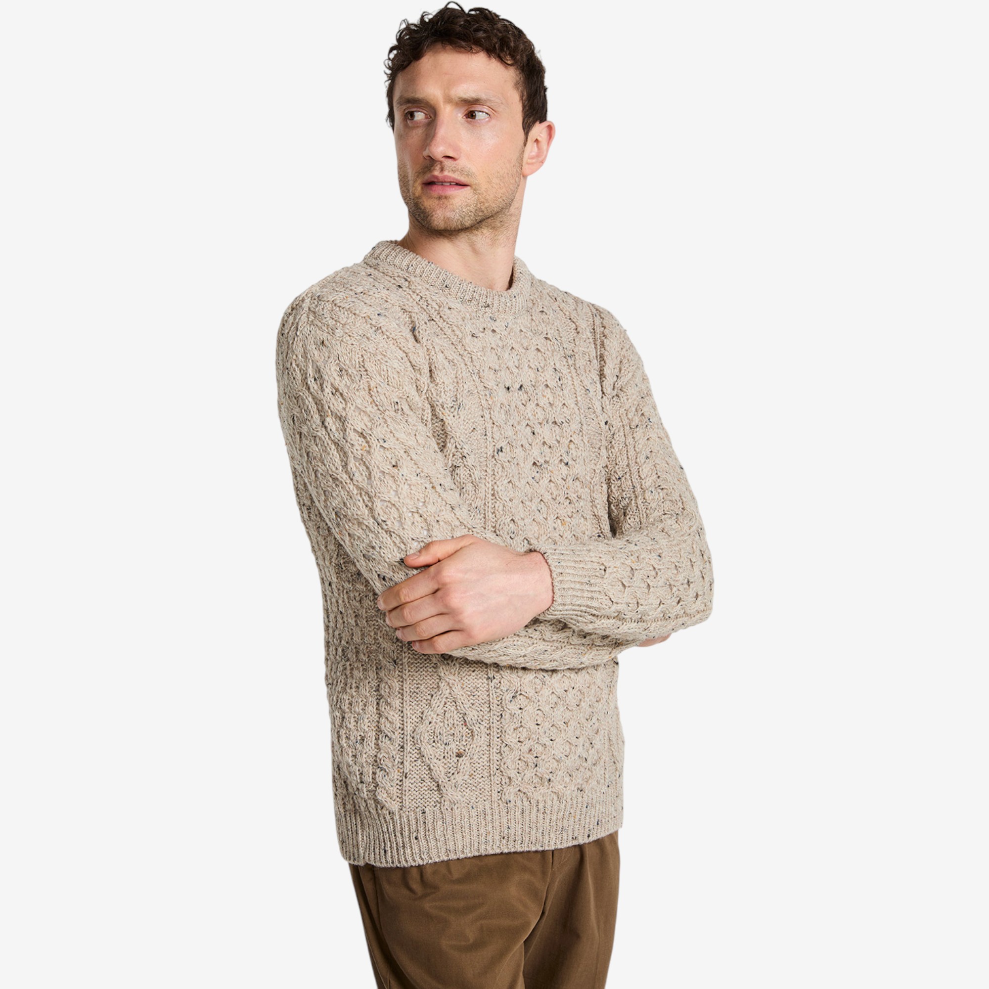 Aran Woollen Mills Unisex Classic Heritage Aran Sweater - TSC.ca
