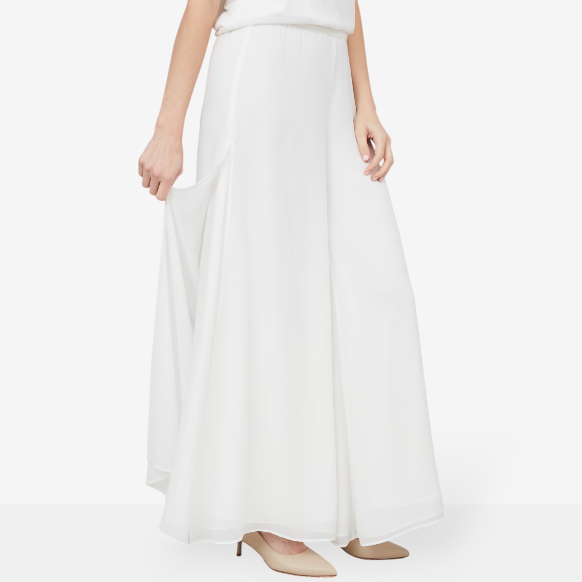 Wynne Style Chiffon Double Layer Palazzo Pant - TSC.ca