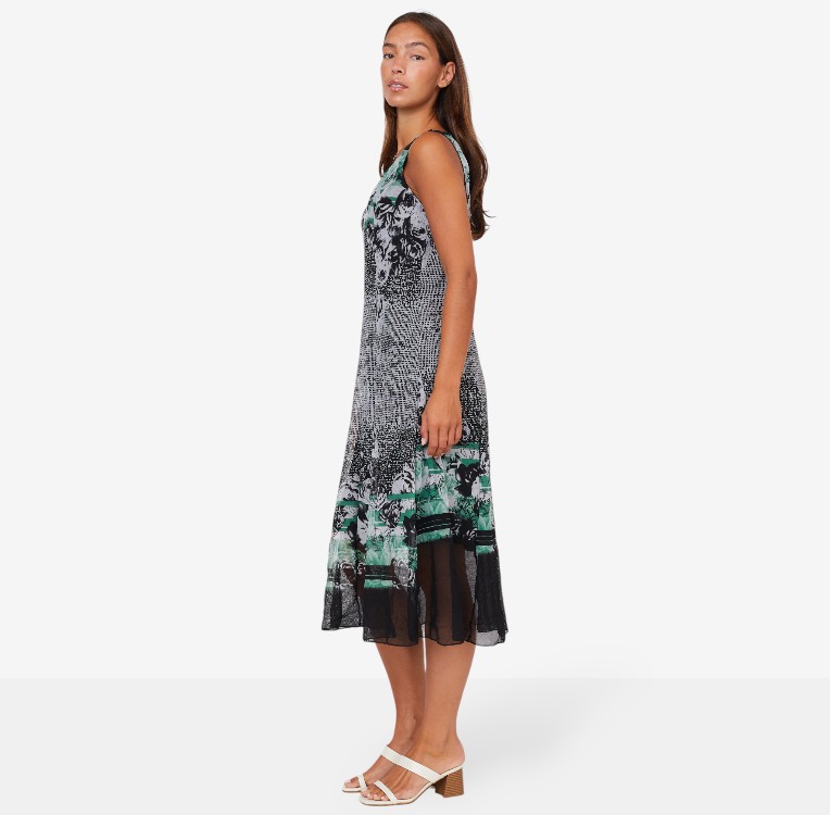 Marallis Crinkle Mesh Lined Dress - TSC.ca