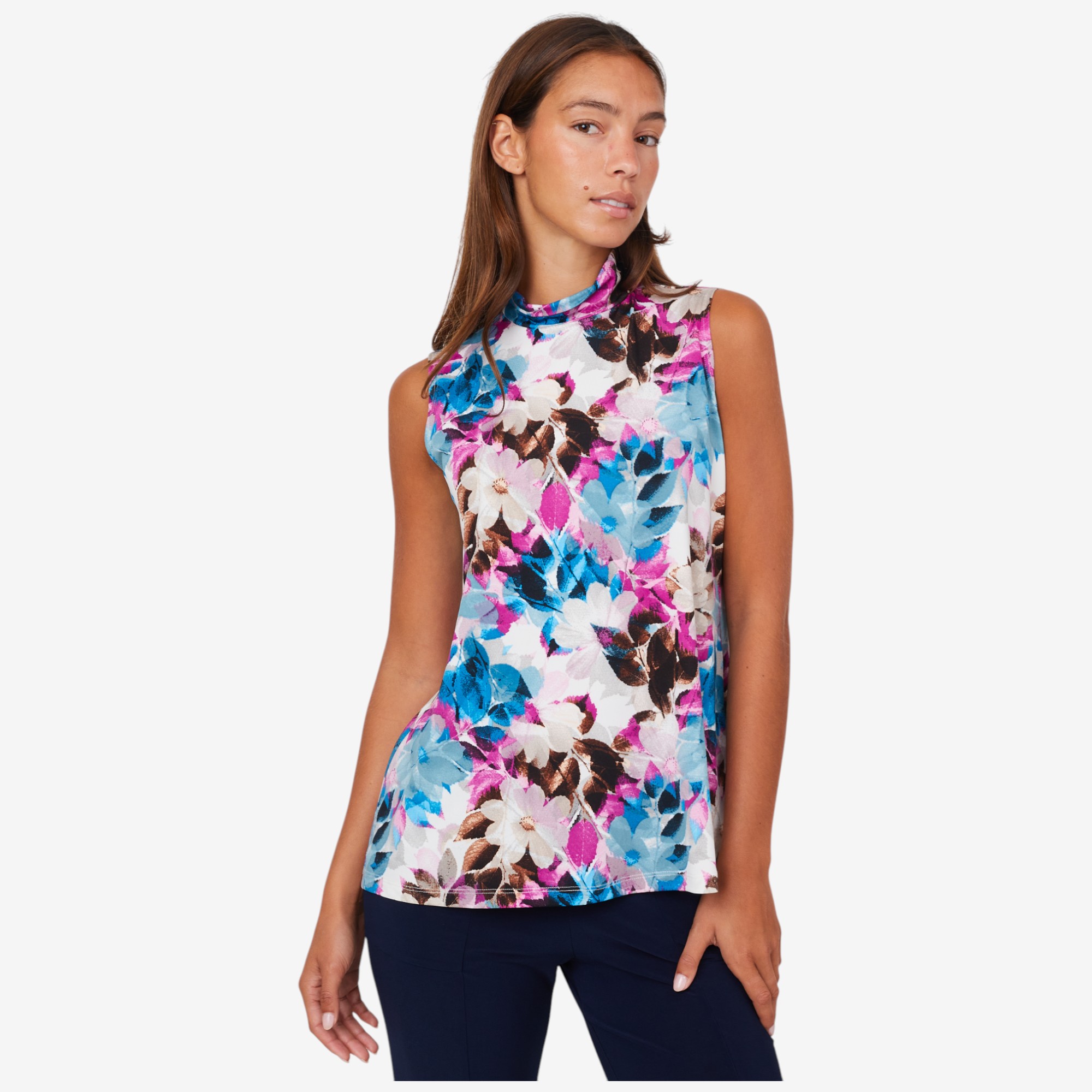 Marallis Mock Neck Sleeveless Top - TSC.ca