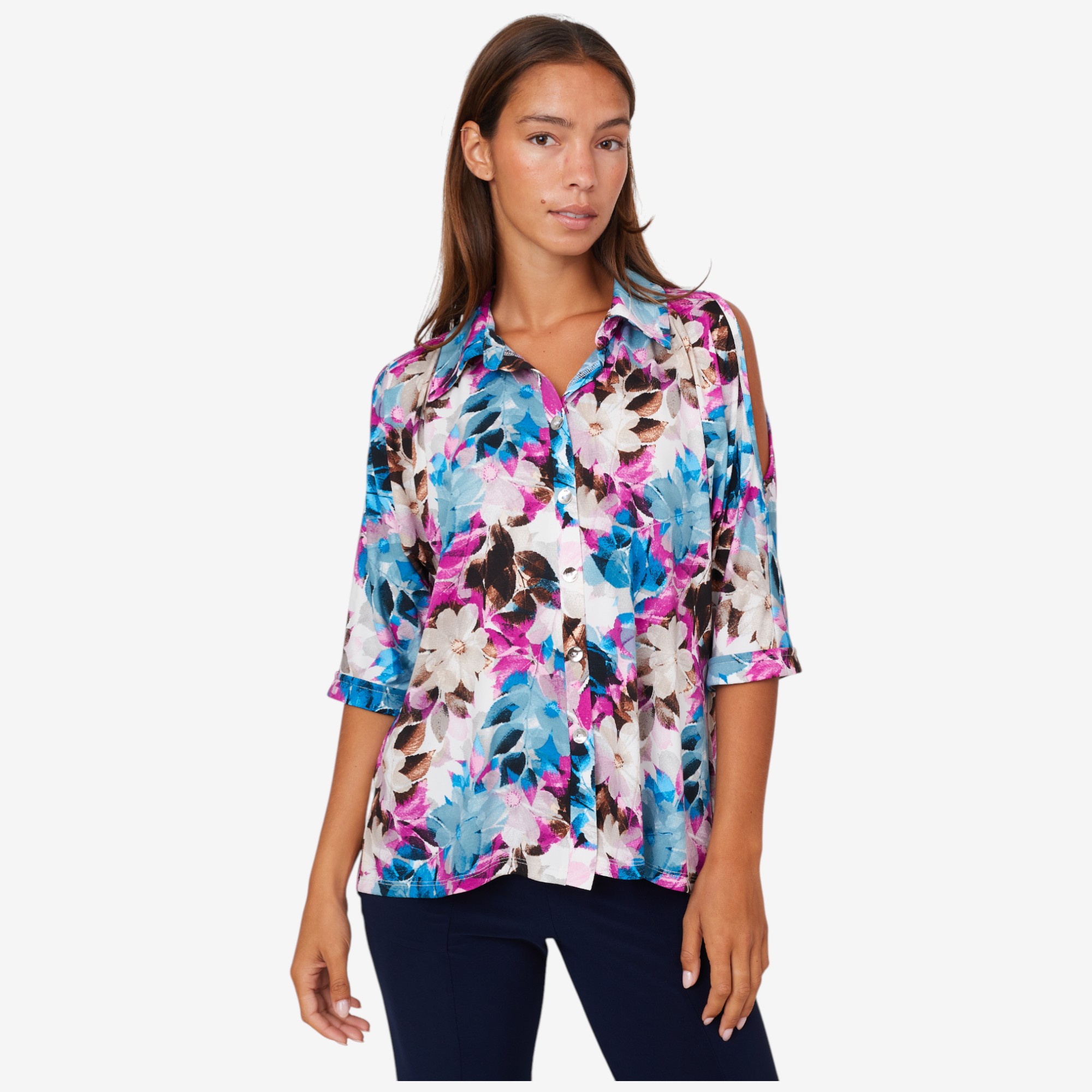 Marallis Peek-A-Boo Shoulder Shirt - TSC.ca