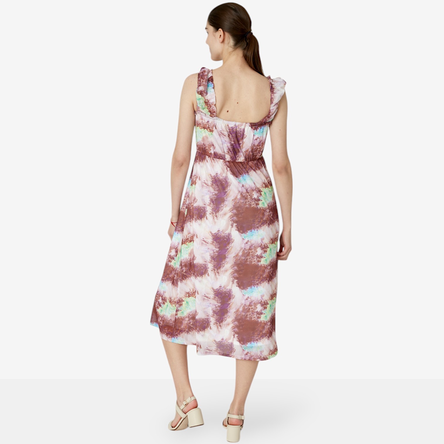 Modern Identity Mesh Print Dress - TSC.ca
