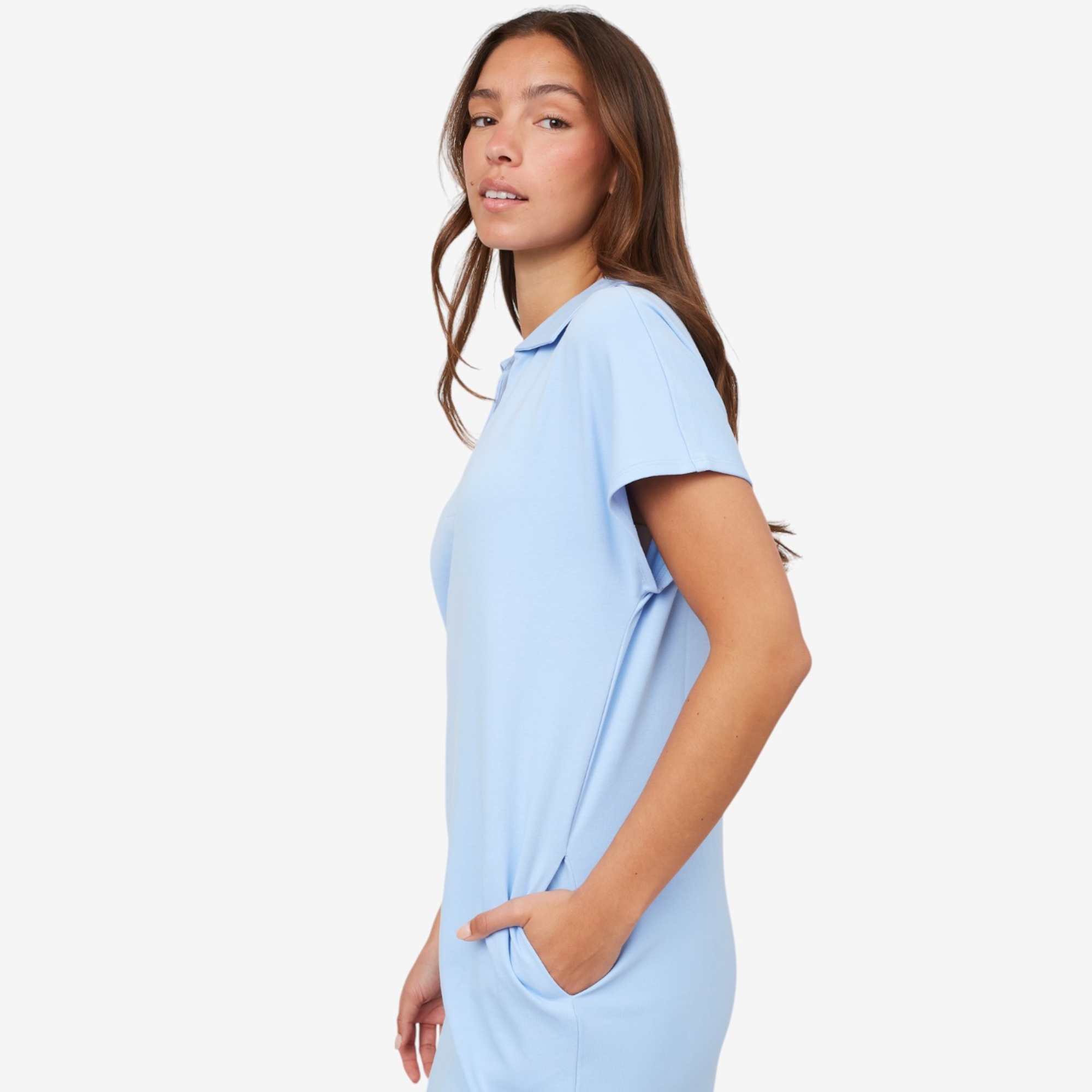 Isaac Mizrahi Cotton Interlock Midi Dress - TSC.ca