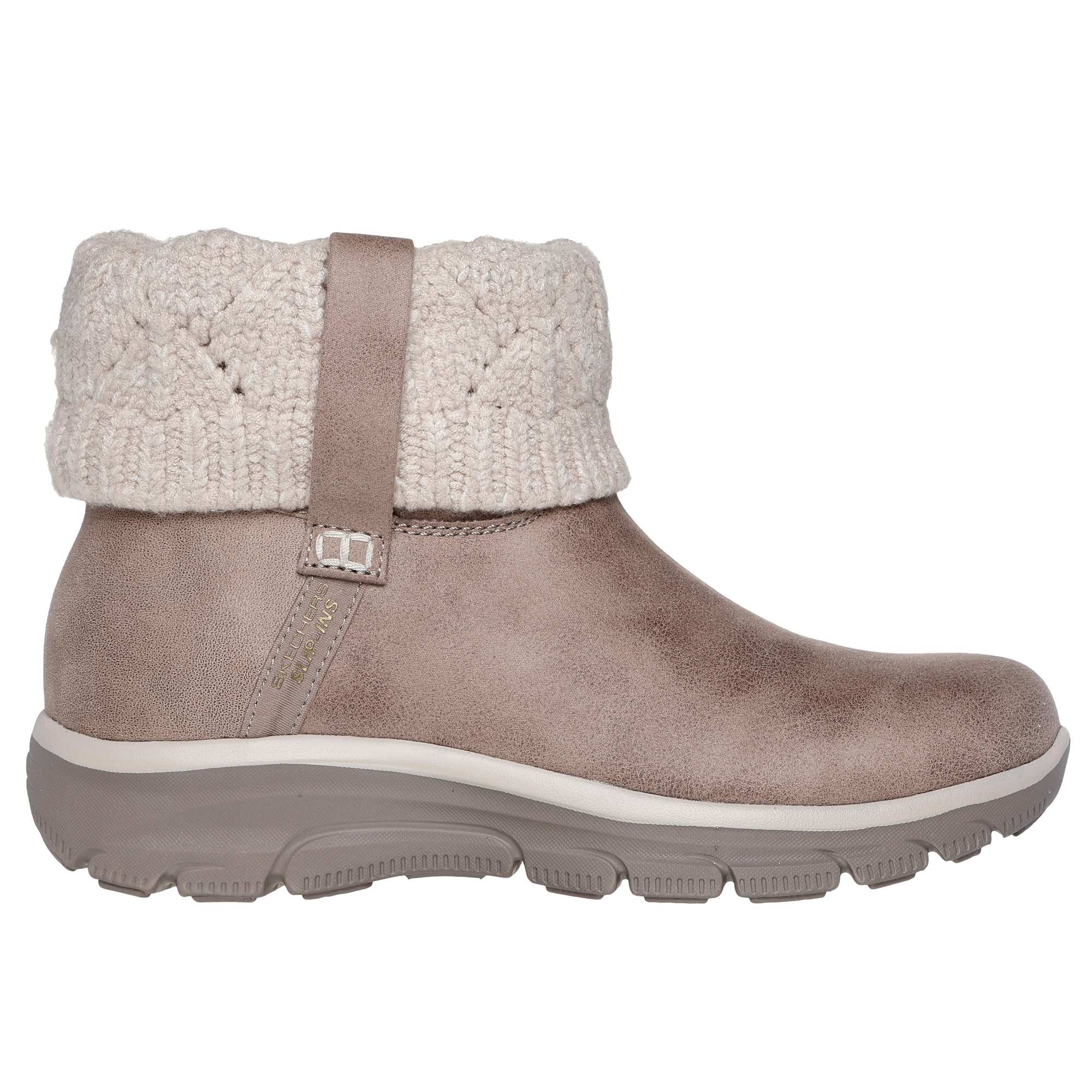 Skechers Slip-In's Relaxed Fit: Easy Going Cozy Weather 2 Knit Foldover ...