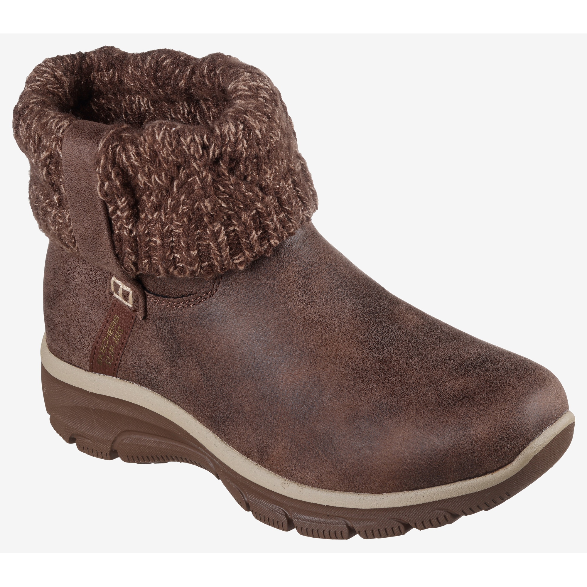 Skechers Slip-In's Relaxed Fit: Easy Going Cozy Weather 2 Knit Foldover ...
