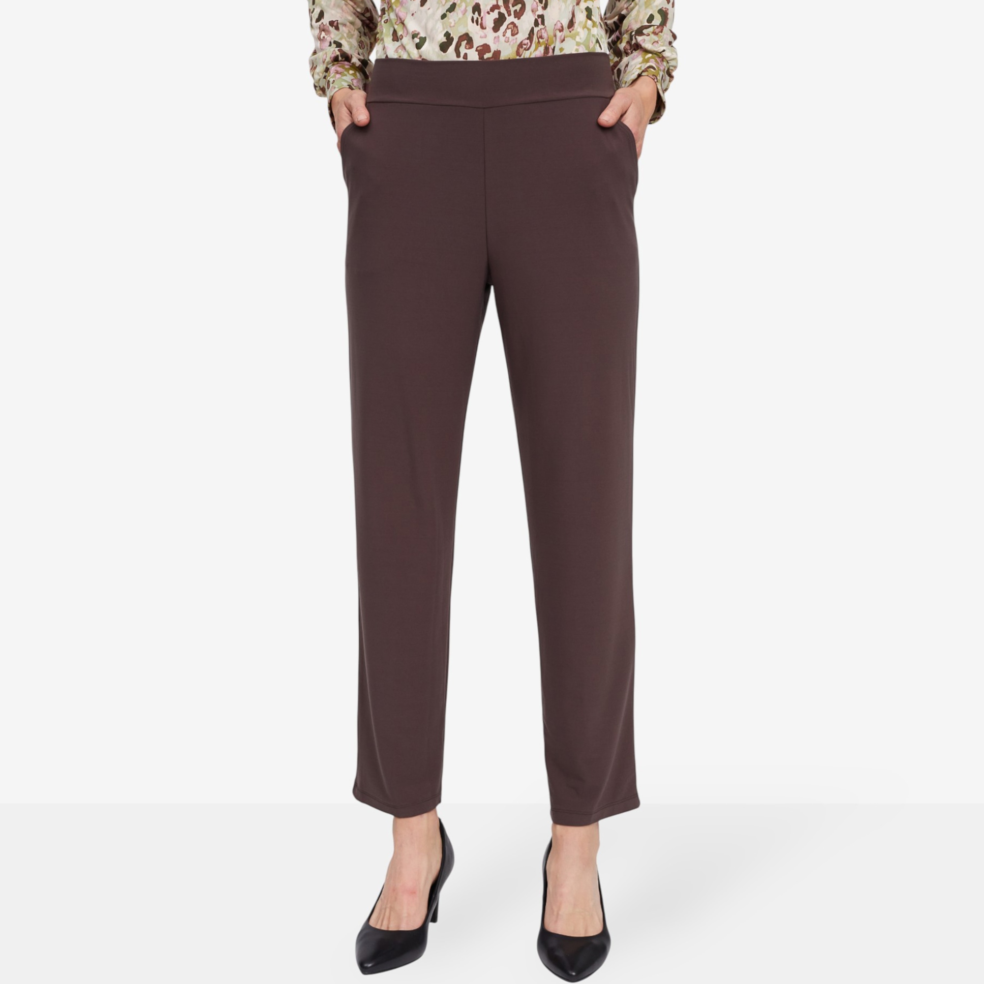 Kim & Co. Deluxe Brazil Knit Lyla Narrow Leg Pant with Pockets - TSC.ca