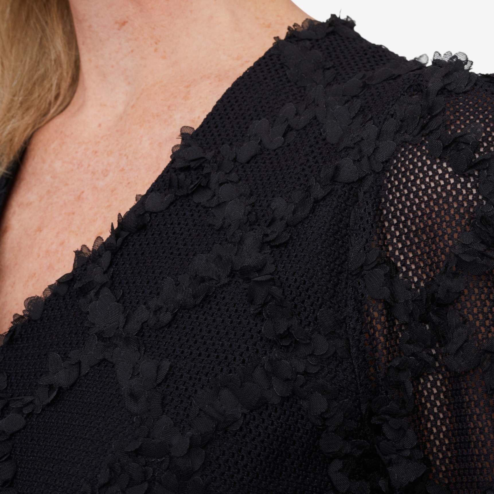 Brian Bailey Lattice Pattern Sheer Overlay Dress - TSC.ca