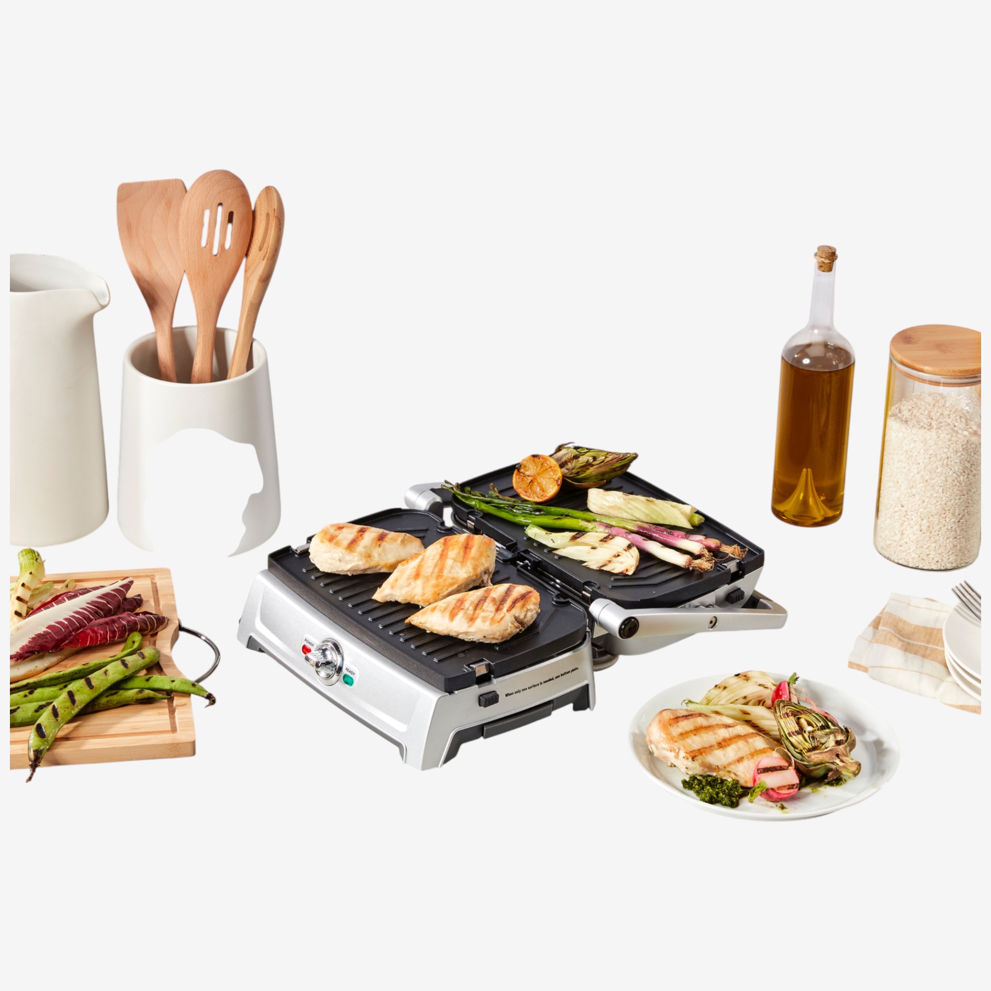 Cuisinart Griddler Compact Indoor Grill, Griddle and Panini Press plus ...