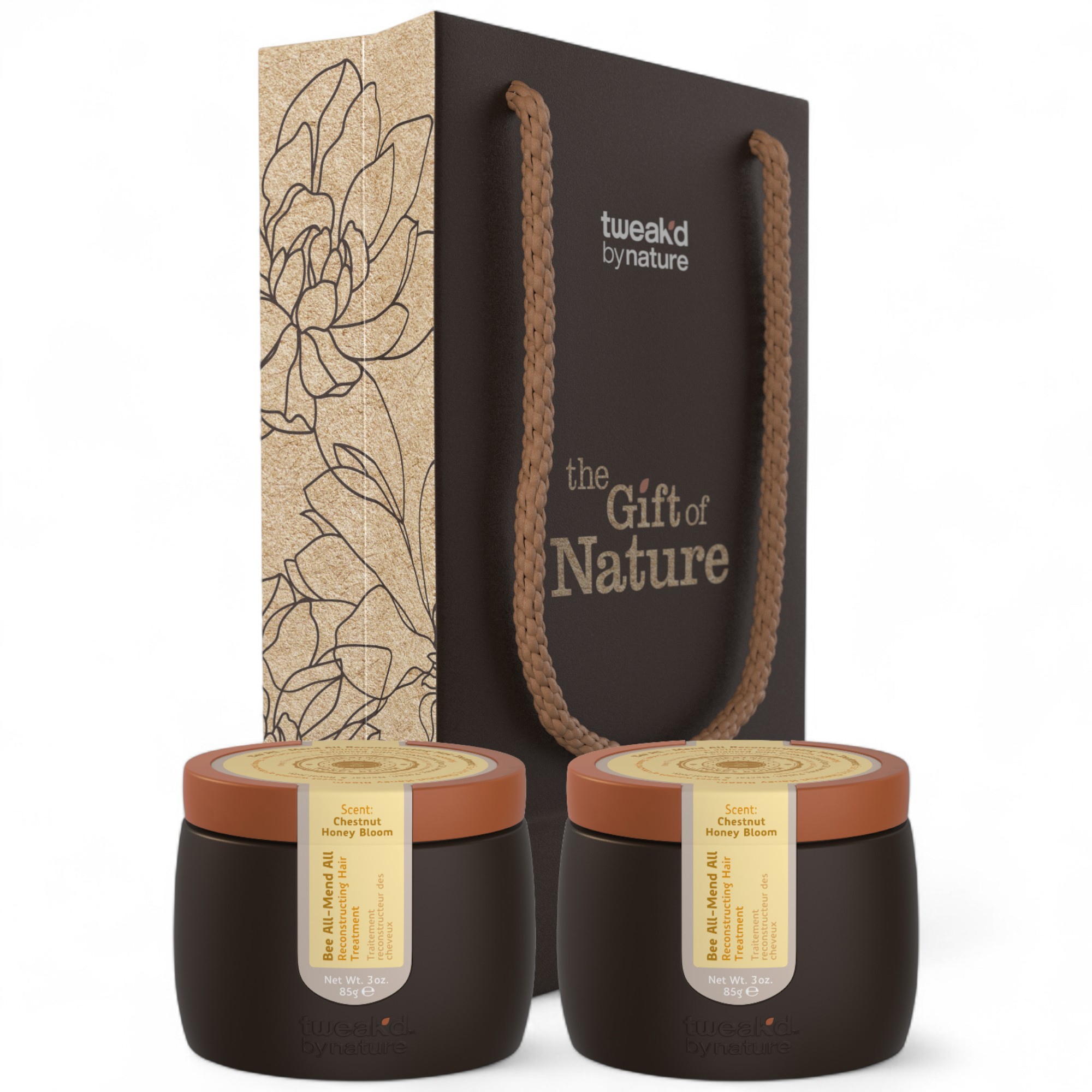 Tweak'd by Nature Bee-All Mend-All Reconstructing Hair Treatment Duo ...