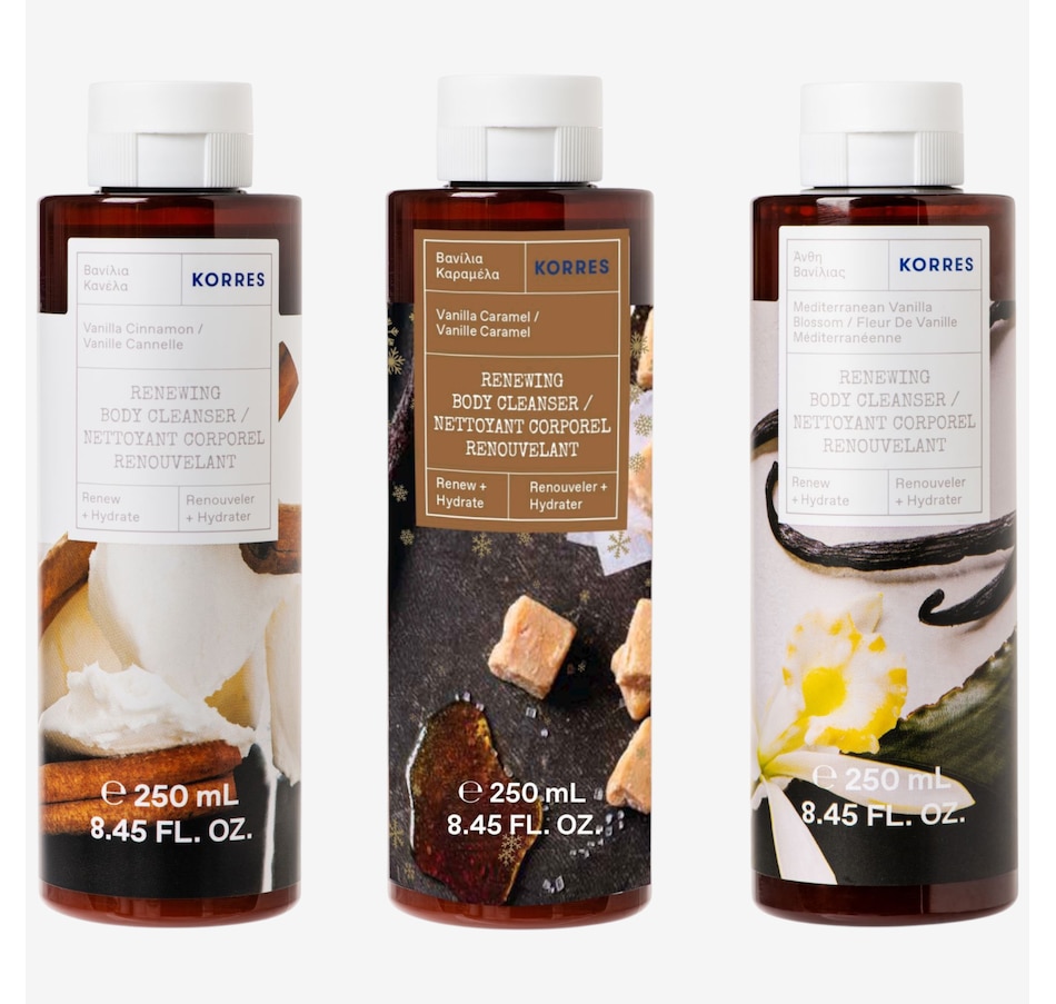 KORRES Holiday Renewing Body Cleanser Trio - TSC.ca