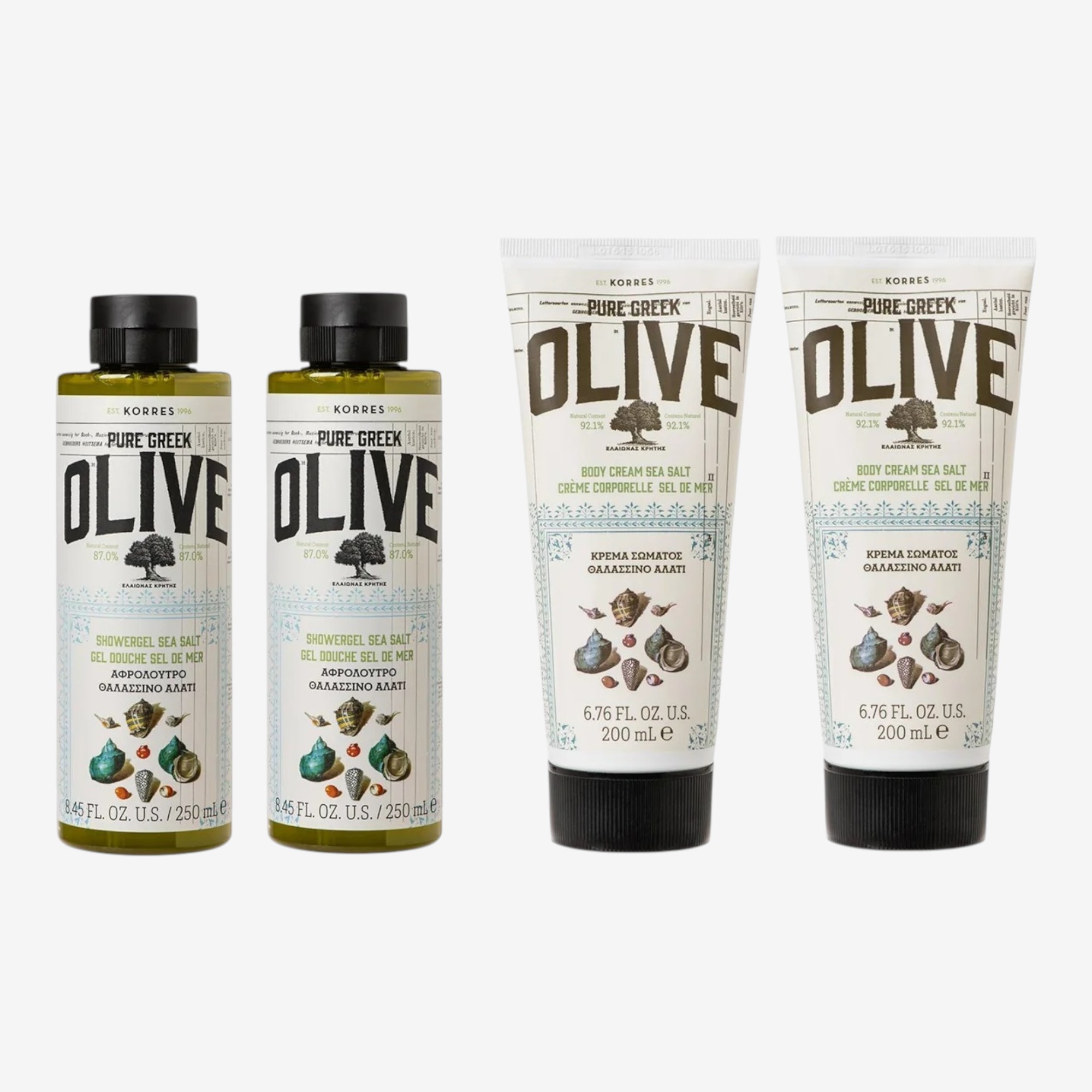 KORRES Pure Greek Olive 4-Piece Bath & Body Collection - TSC.ca