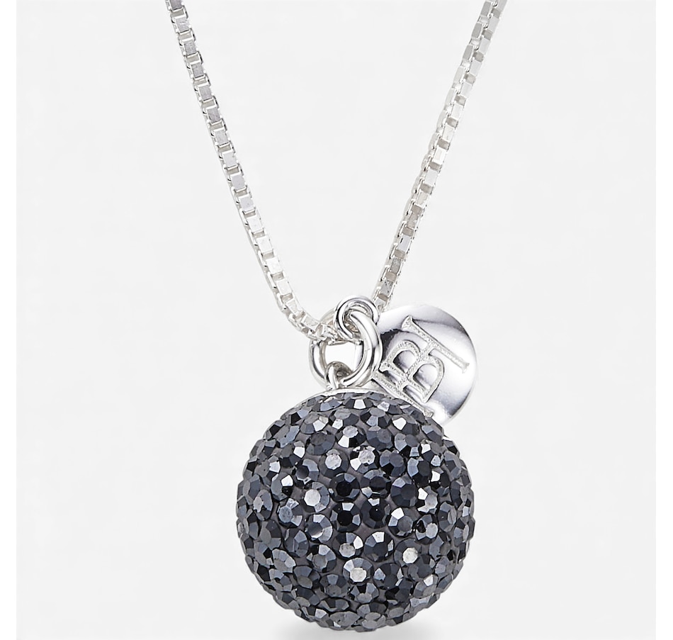 Hillberg & Berk Sterling Silver Large Sparkle Pendant Necklace - TSC.ca