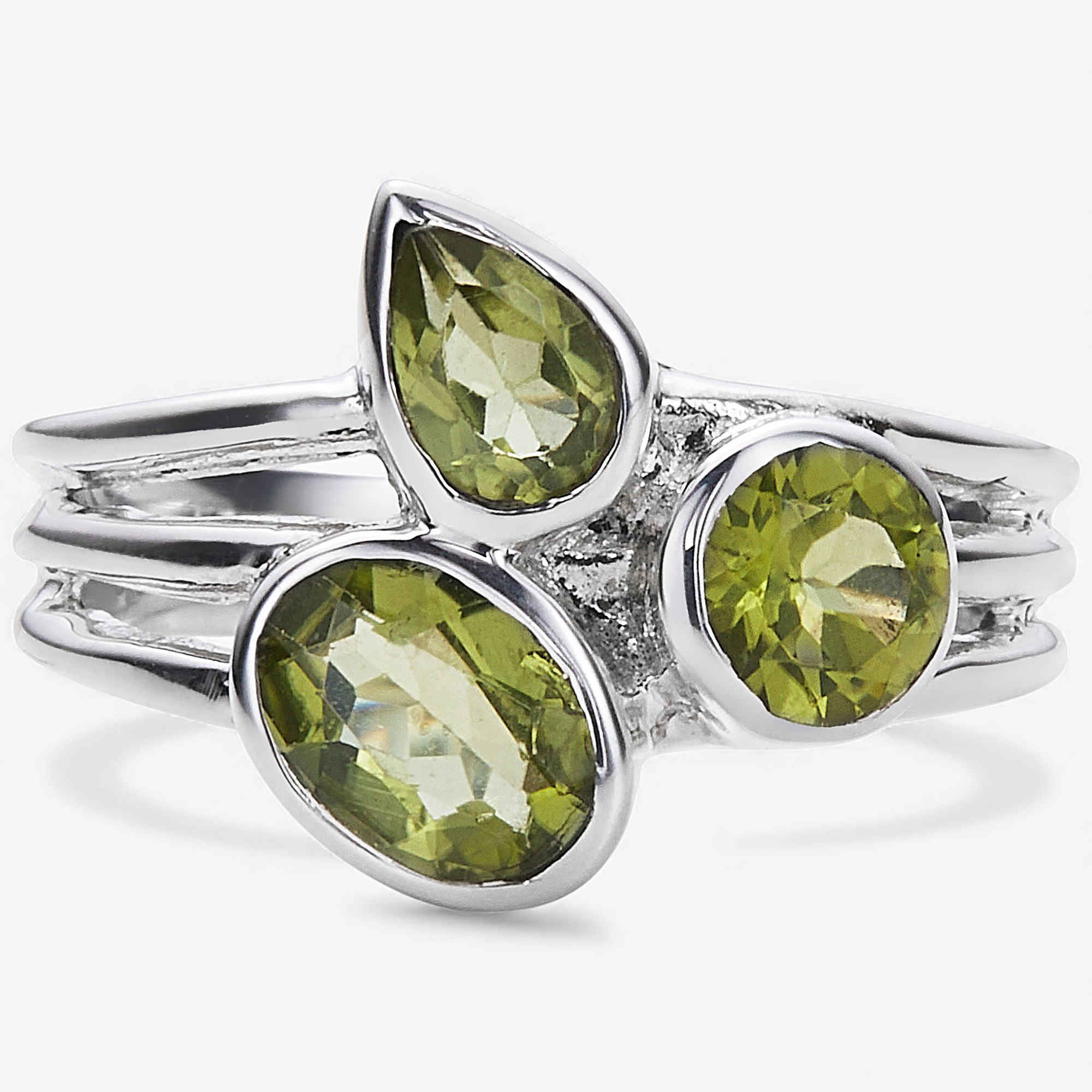 Himalayan Gems Sterling Silver Multi Gemstone Ring - TSC.ca