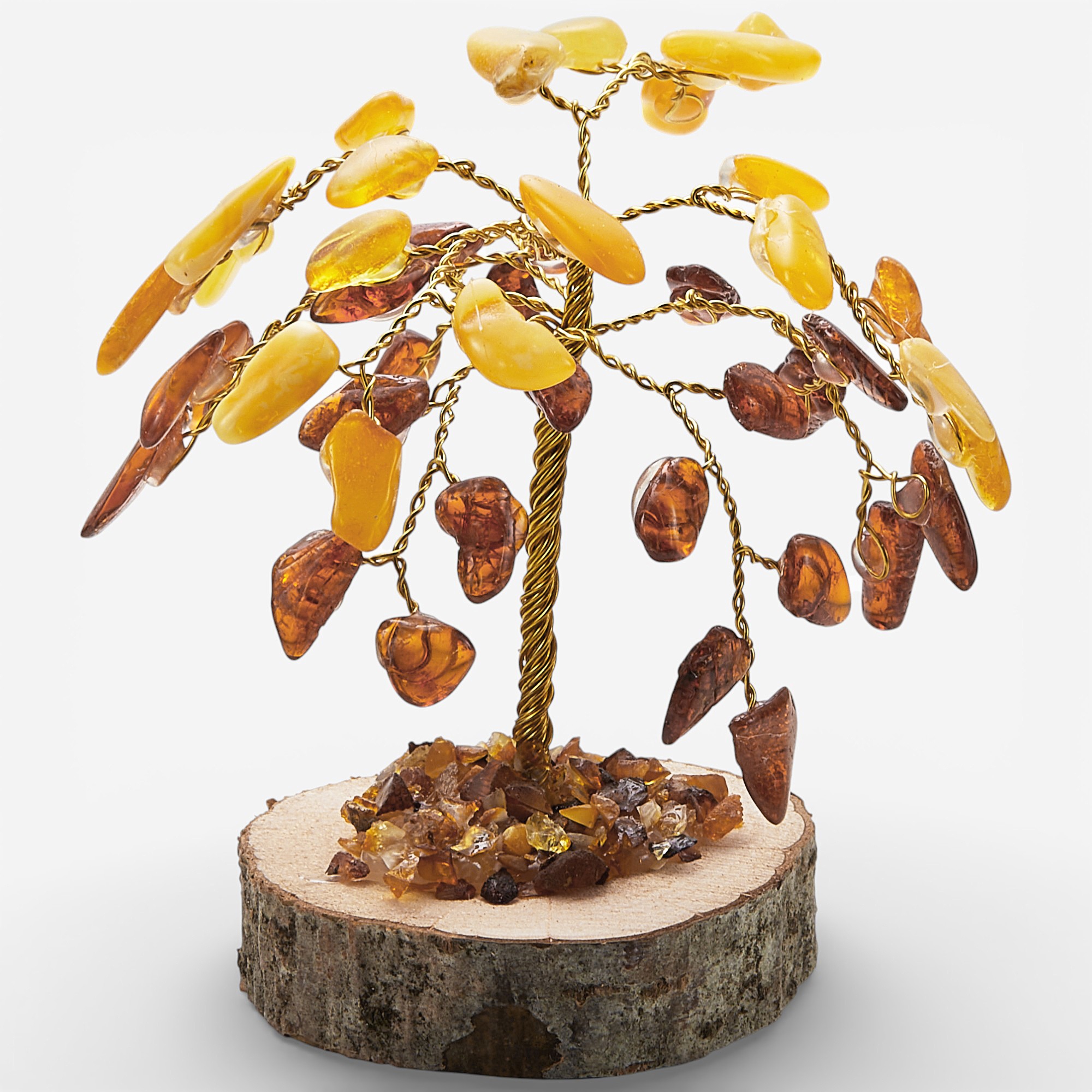 Amber Extraordinaire Artisan Collection Amber Good Luck Tree - TSC.ca