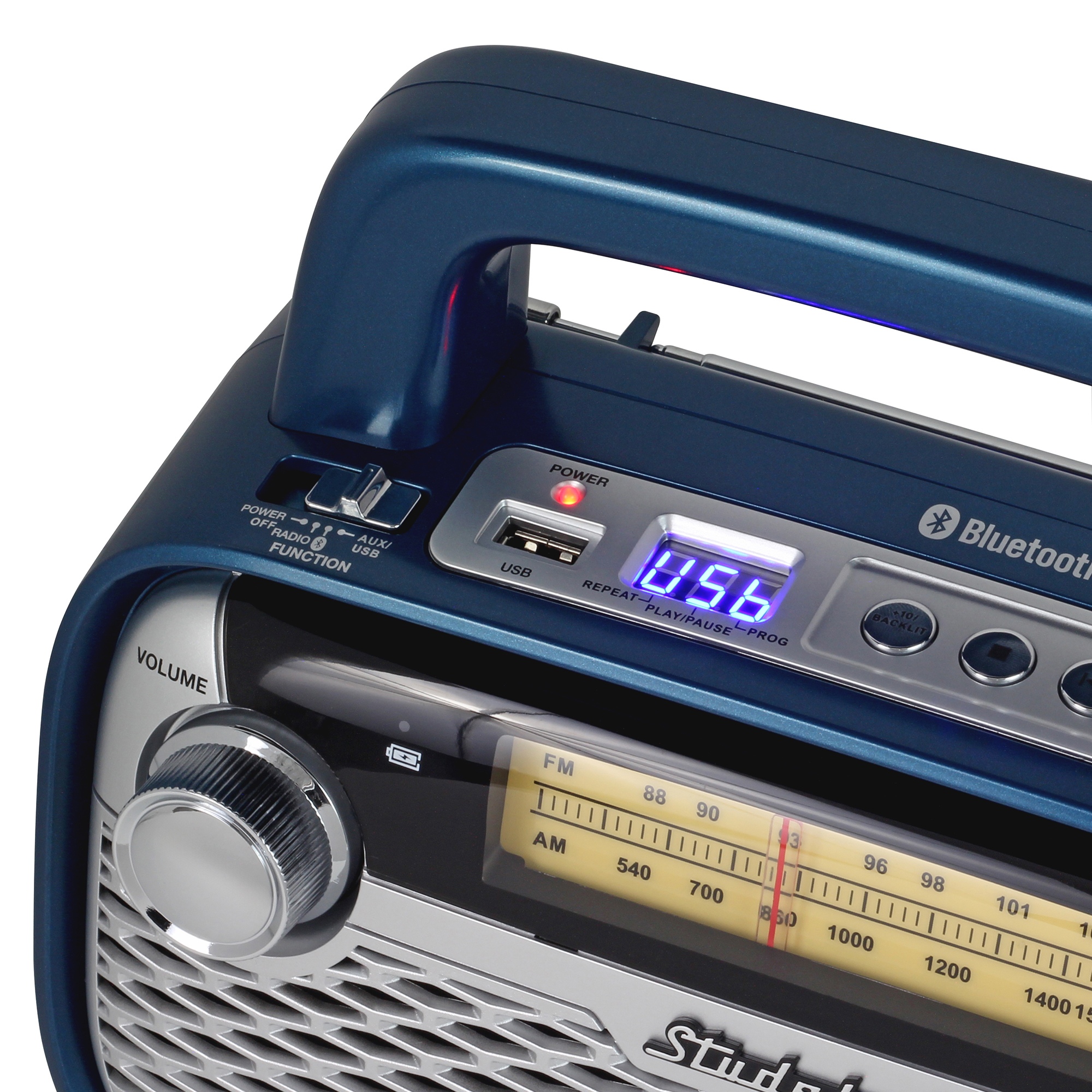 Studebaker Portable Bluetooth Speaker with AM/FM Radio (SB2006) - TSC.ca