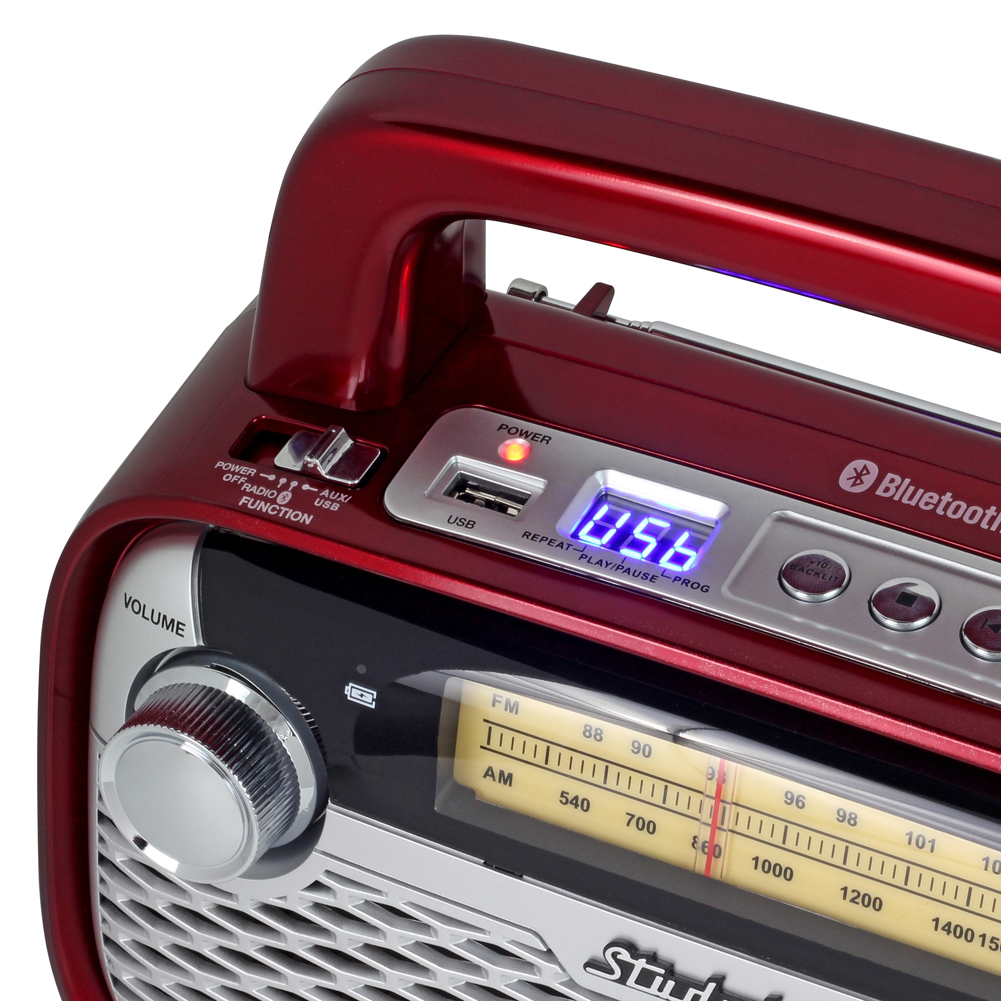 Studebaker Portable Bluetooth Speaker with AM/FM Radio (SB2006) - TSC.ca
