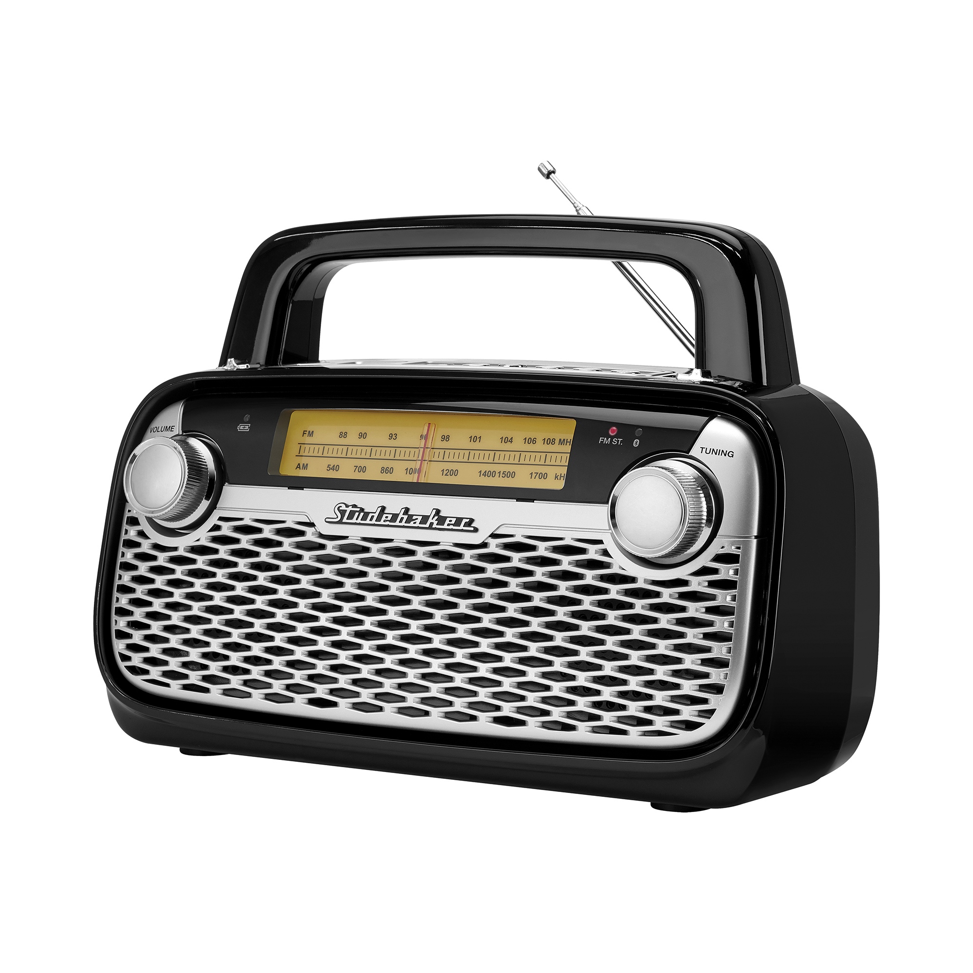 Studebaker Portable Bluetooth Speaker with AM/FM Radio (SB2006) - TSC.ca