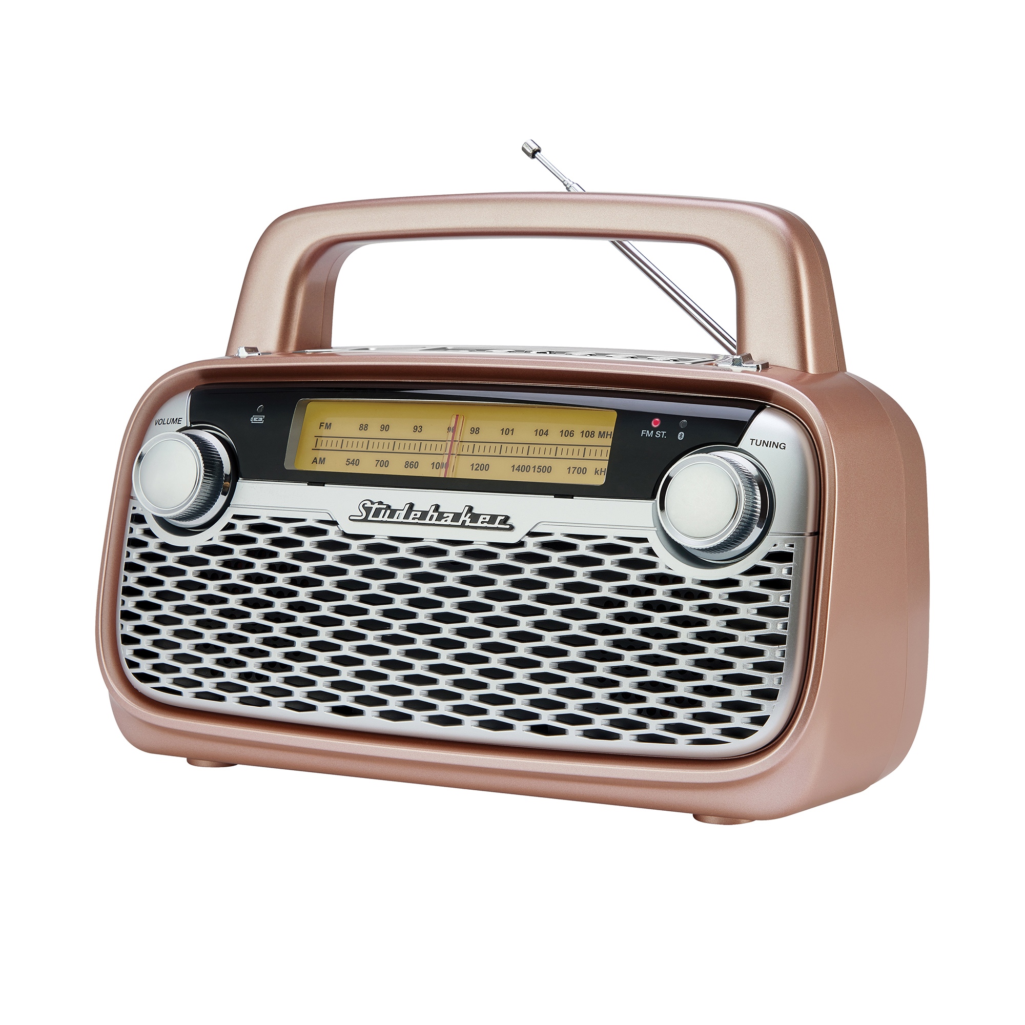 Studebaker Portable Bluetooth Speaker with AM/FM Radio (SB2006) - TSC.ca