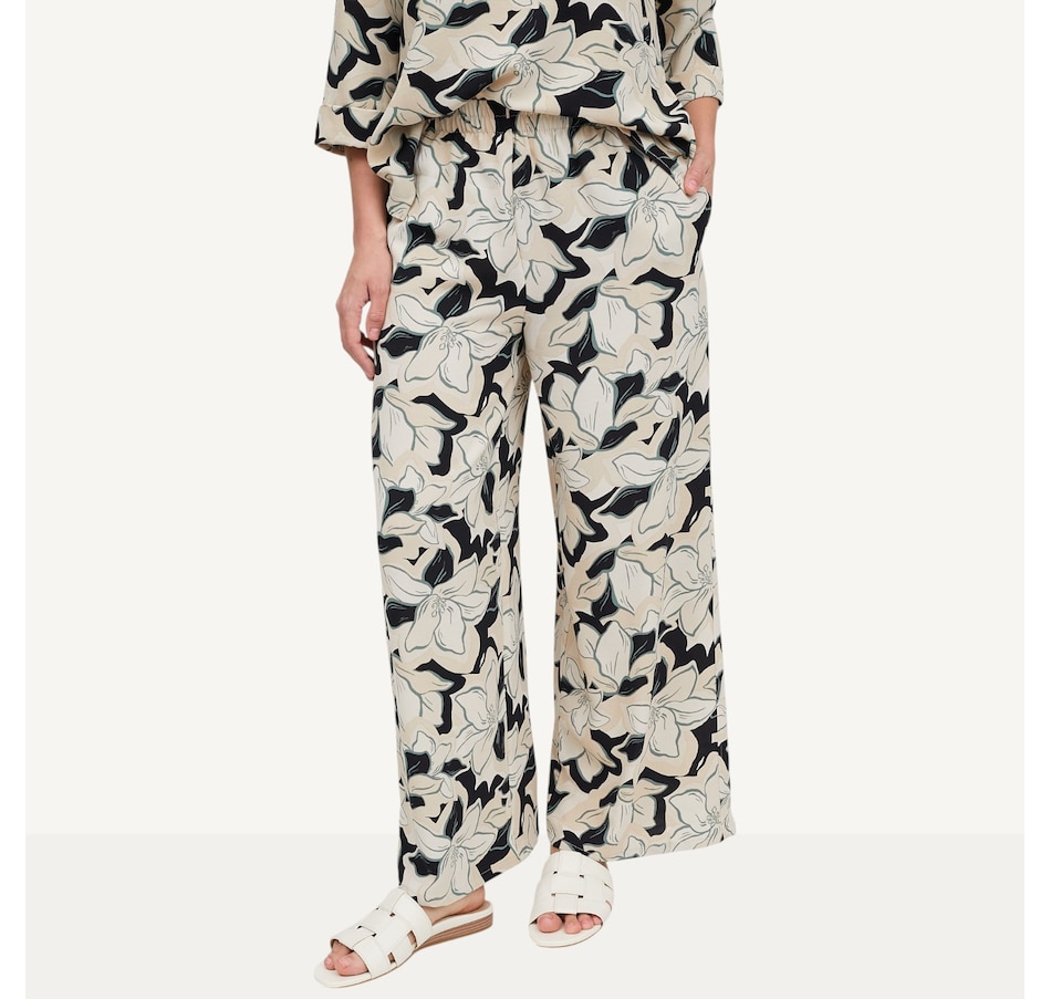 Kim & Co. Crinkle Poplin Anna Wide Leg Pant - TSC.ca