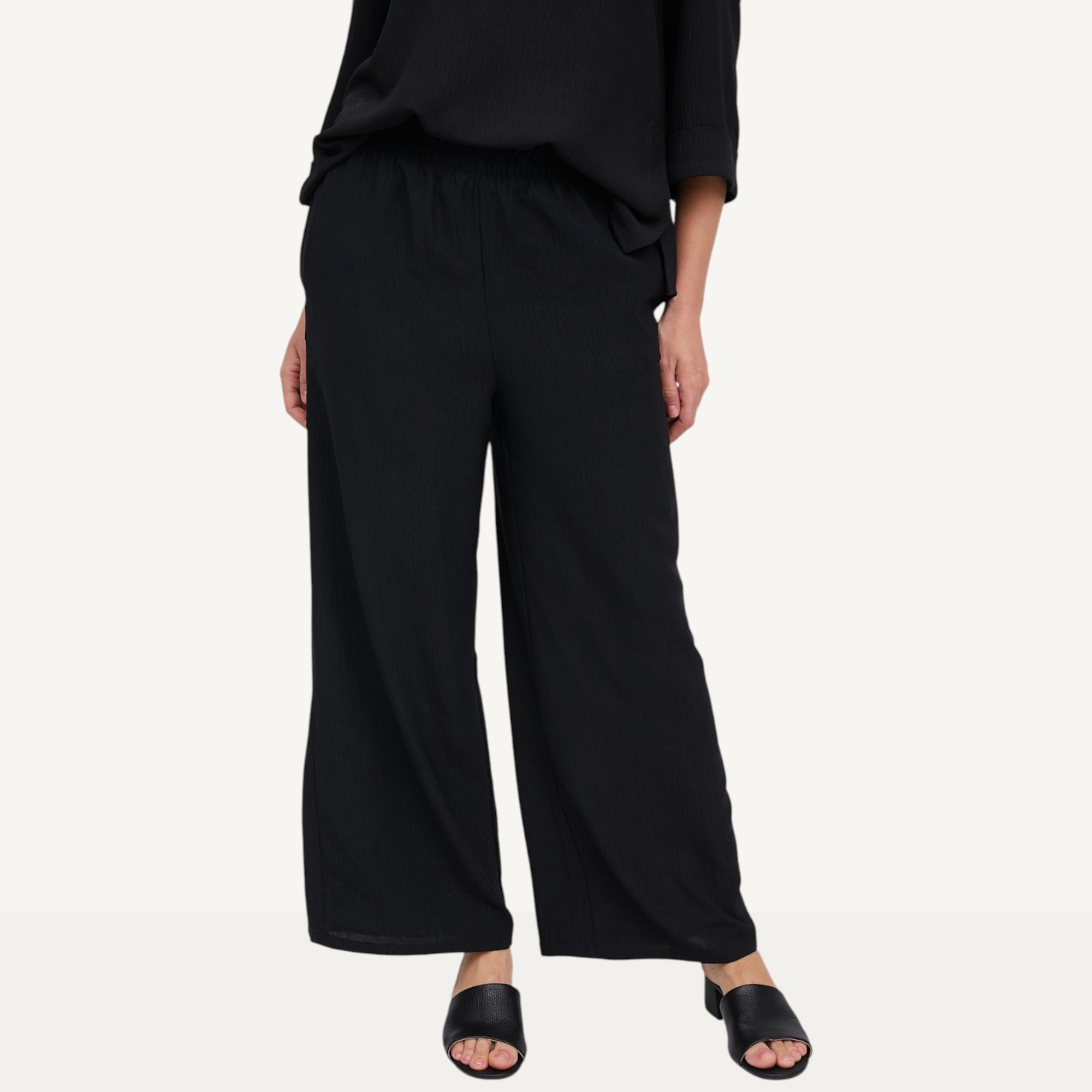 Kim & Co. Crinkle Poplin Anna Wide Leg Pant - TSC.ca