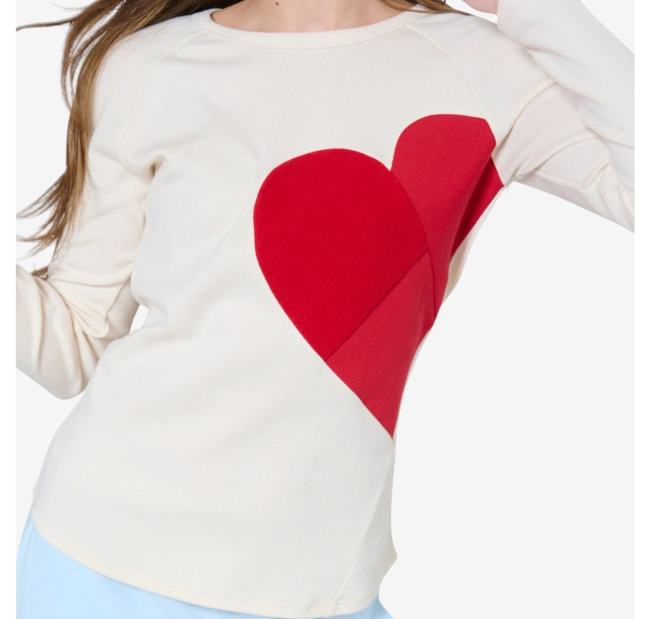 Preloved Tristanne Long Sleeve Heart Patch Top - TSC.ca