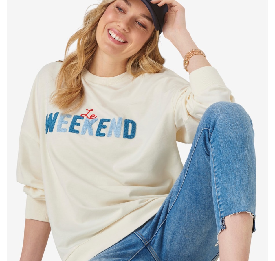 Charlie Paige Relaxed Crew Neck Pullover - TSC.ca