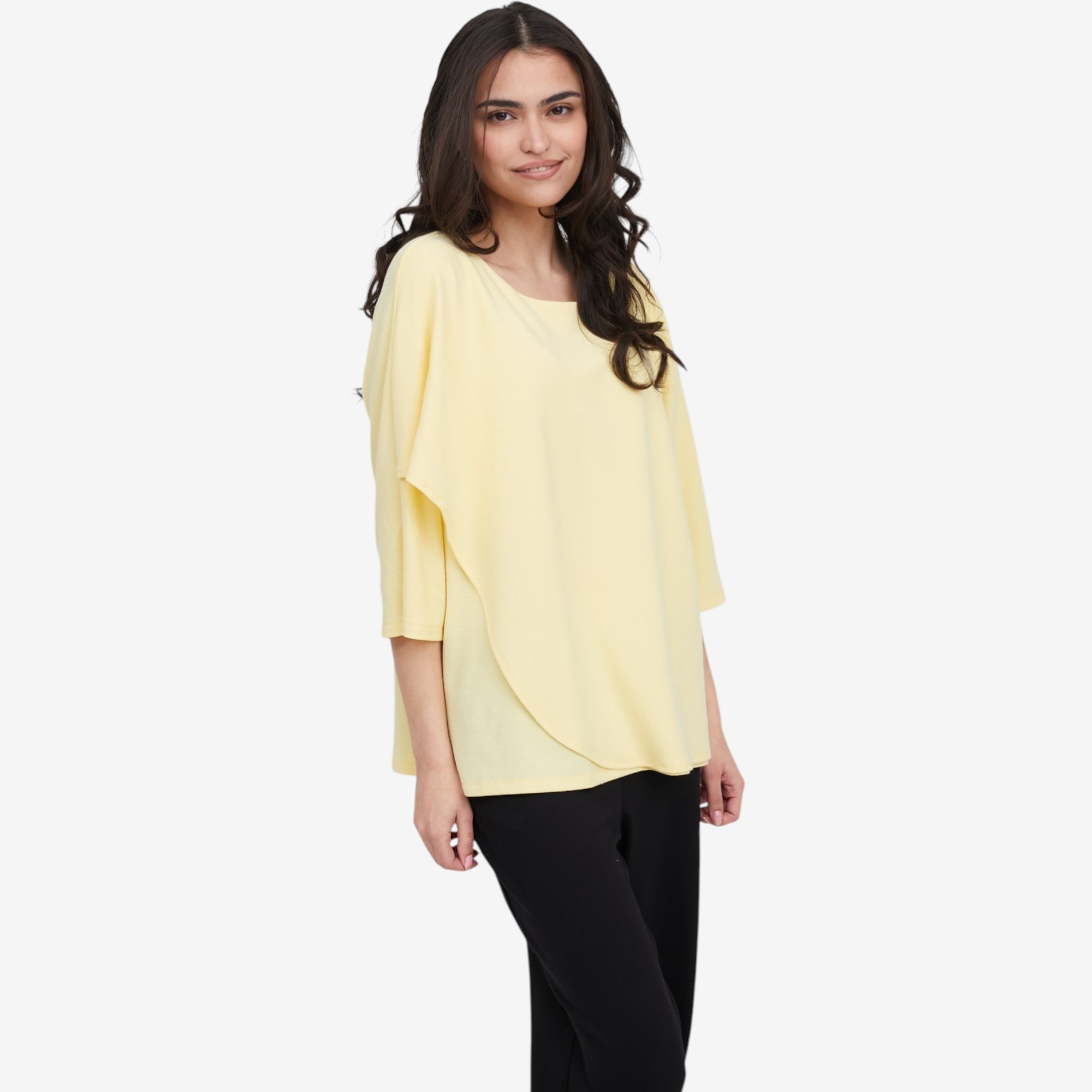 Mr. Max New Soft London Knit Dolman Sleeve Layered Top - TSC.ca