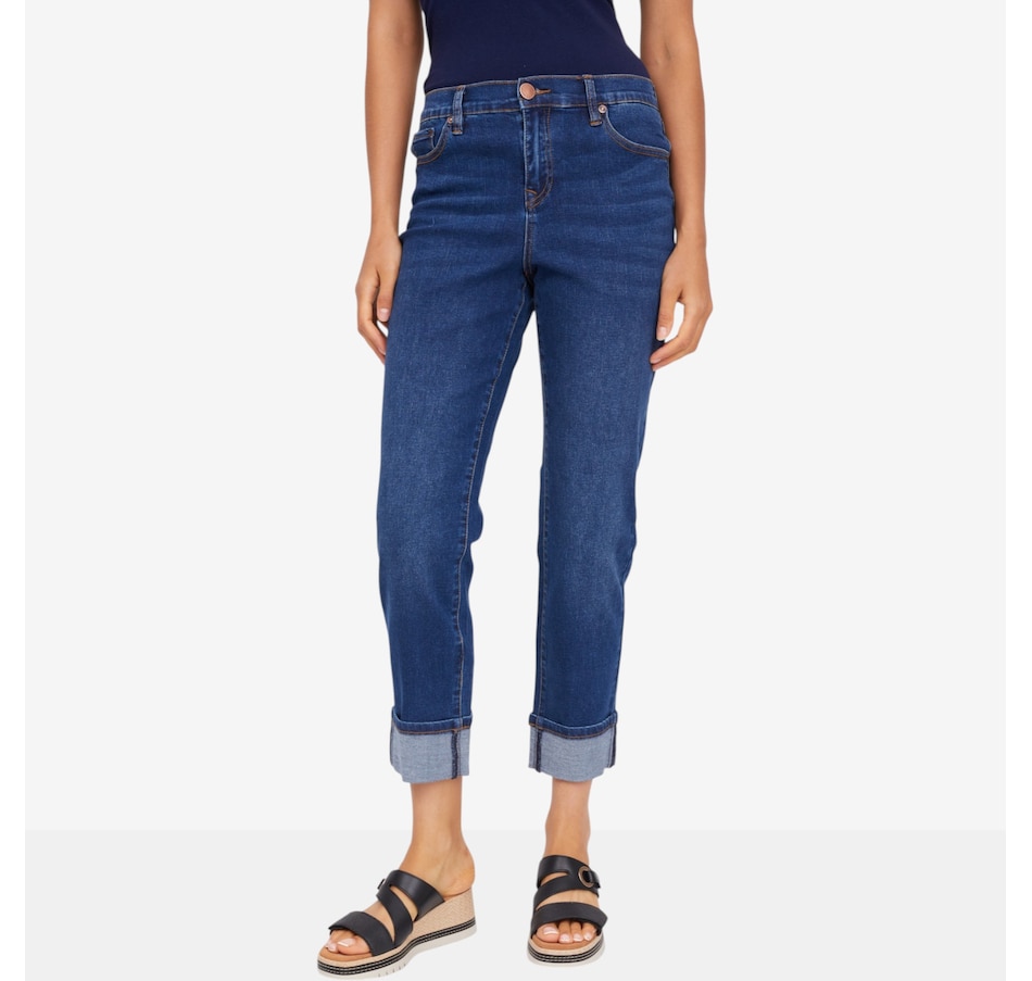 Diane Gilman New Classic Stretch Cuffed Girlfriend Ankle Jean - TSC.ca