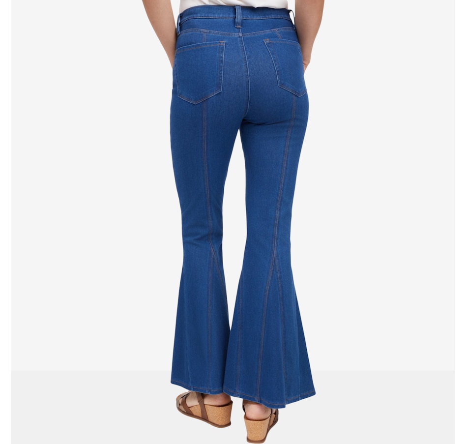 Diane Gilman Panelled Dramatic Flare Jean - TSC.ca