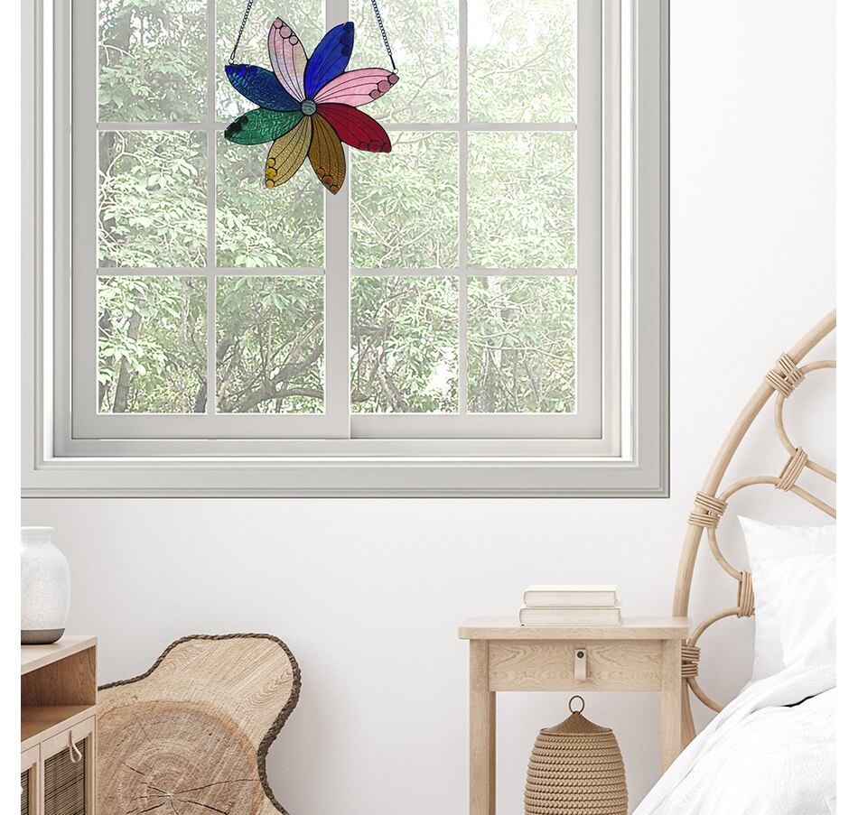 Tiffany Style Pinwheel Panel - TSC.ca