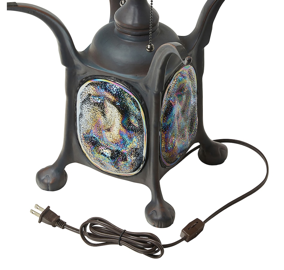 Tiffany Style Dragonfly Turtleback Base Table Lamp - TSC.ca