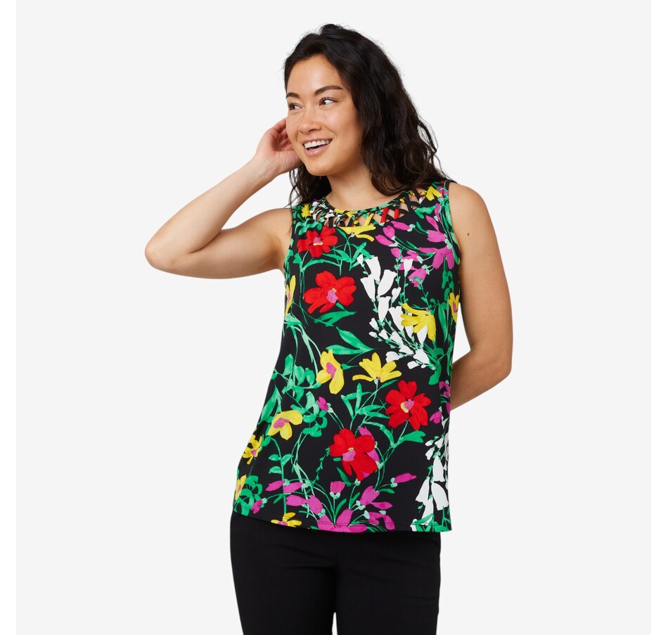 Nina Leonard Sleeveless Float Top - TSC.ca