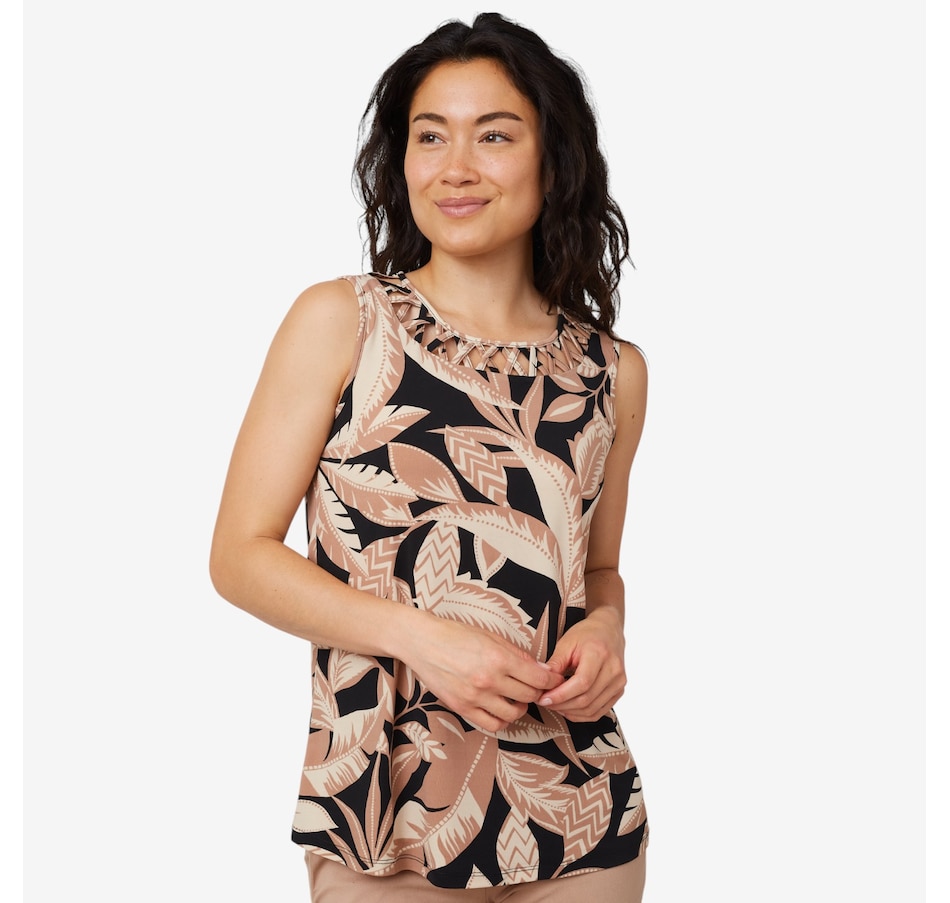 Nina Leonard Sleeveless Float Top - TSC.ca