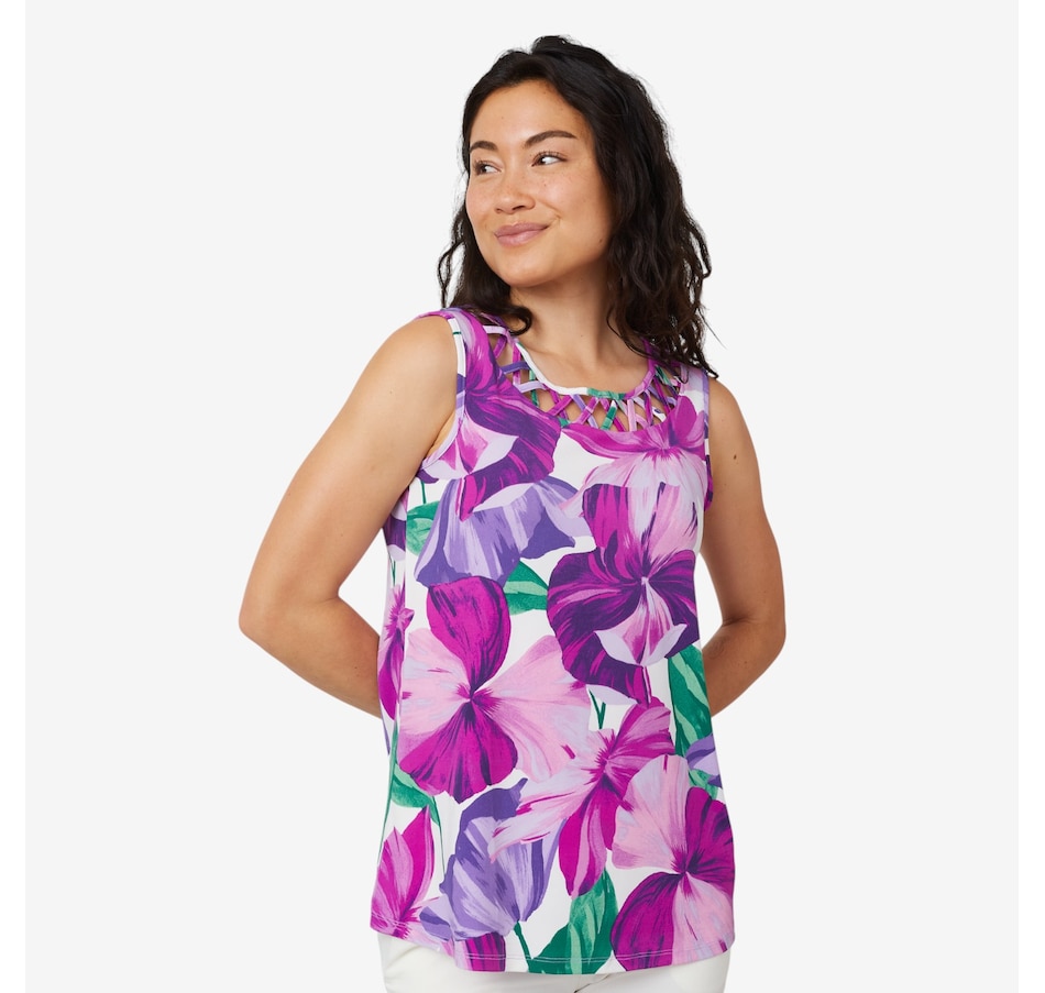 Nina Leonard Sleeveless Float Top - TSC.ca