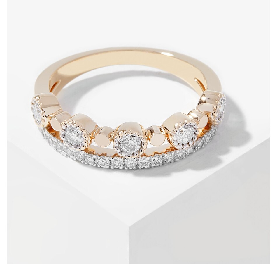 EVERA Diamonds 14K Gold 0.50ctw Diamond Ring - TSC.ca