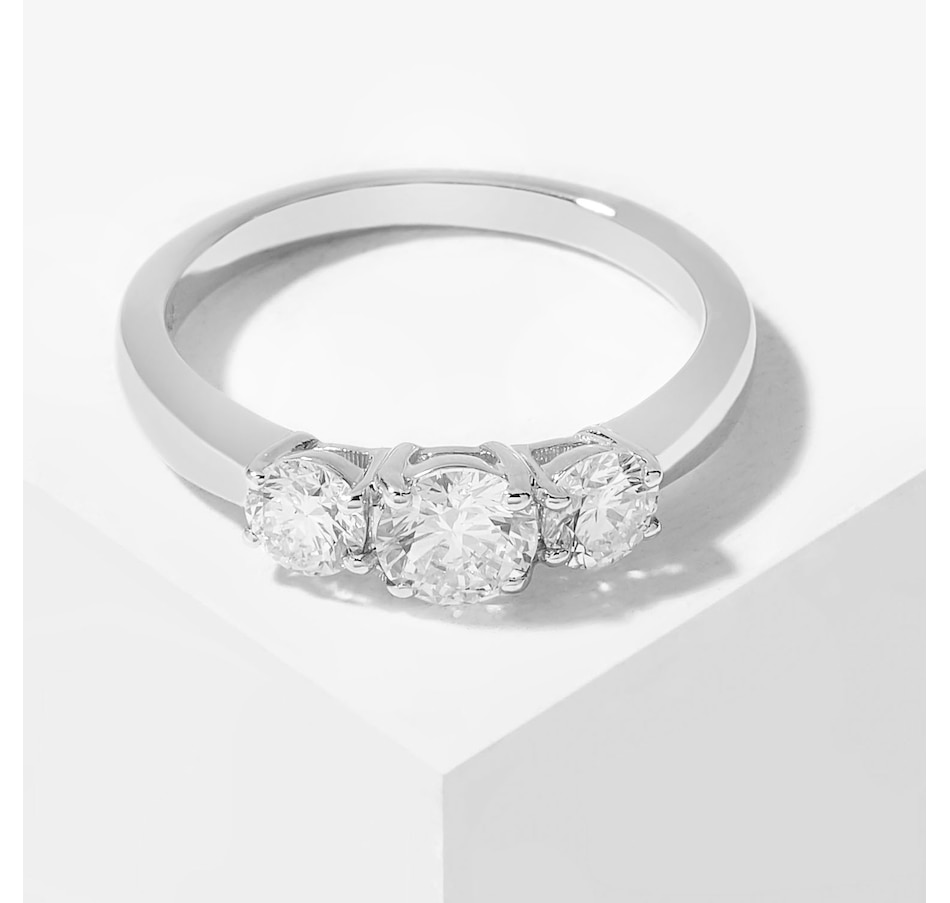 EVERA Diamonds 14K Gold 1.00ctw Trinity Diamond Ring - TSC.ca