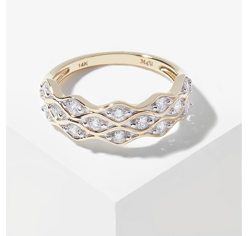 Jewellery - Rings - EVERA Diamonds 14K Yellow Gold 0.50ctw Diamond Ring ...