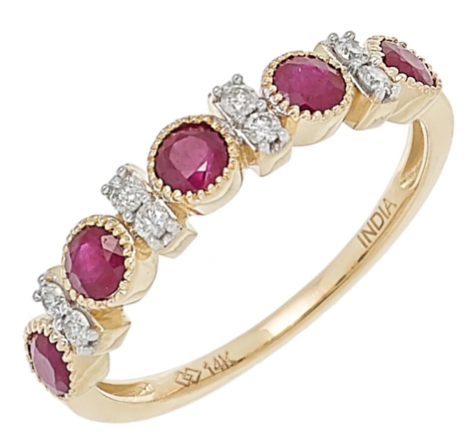 Jewellery - Rings - Bands - Gem Creations 14K Gold Precious Gems ...