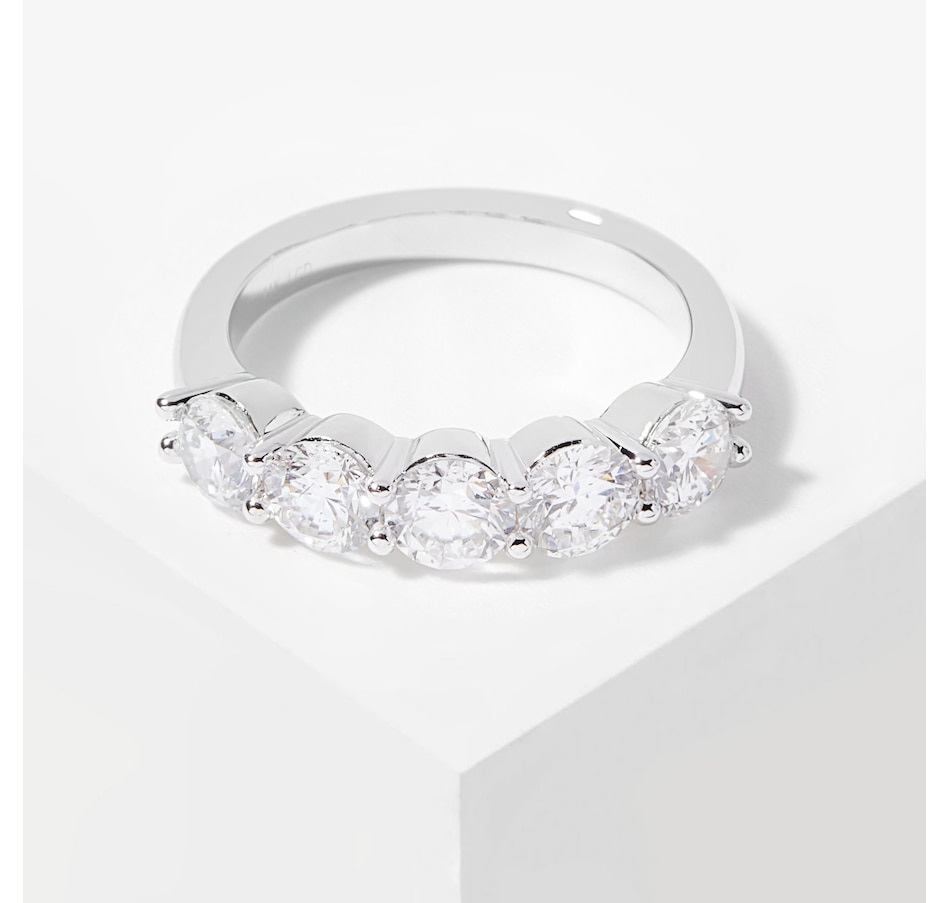 EVERA Diamonds 14K White Gold 2.00ctw 5 Stone Diamond Ring - TSC.ca