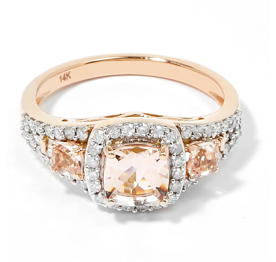 Gem Creations 14K Gold Exotic Gems & White Diamond Ring - TSC.ca