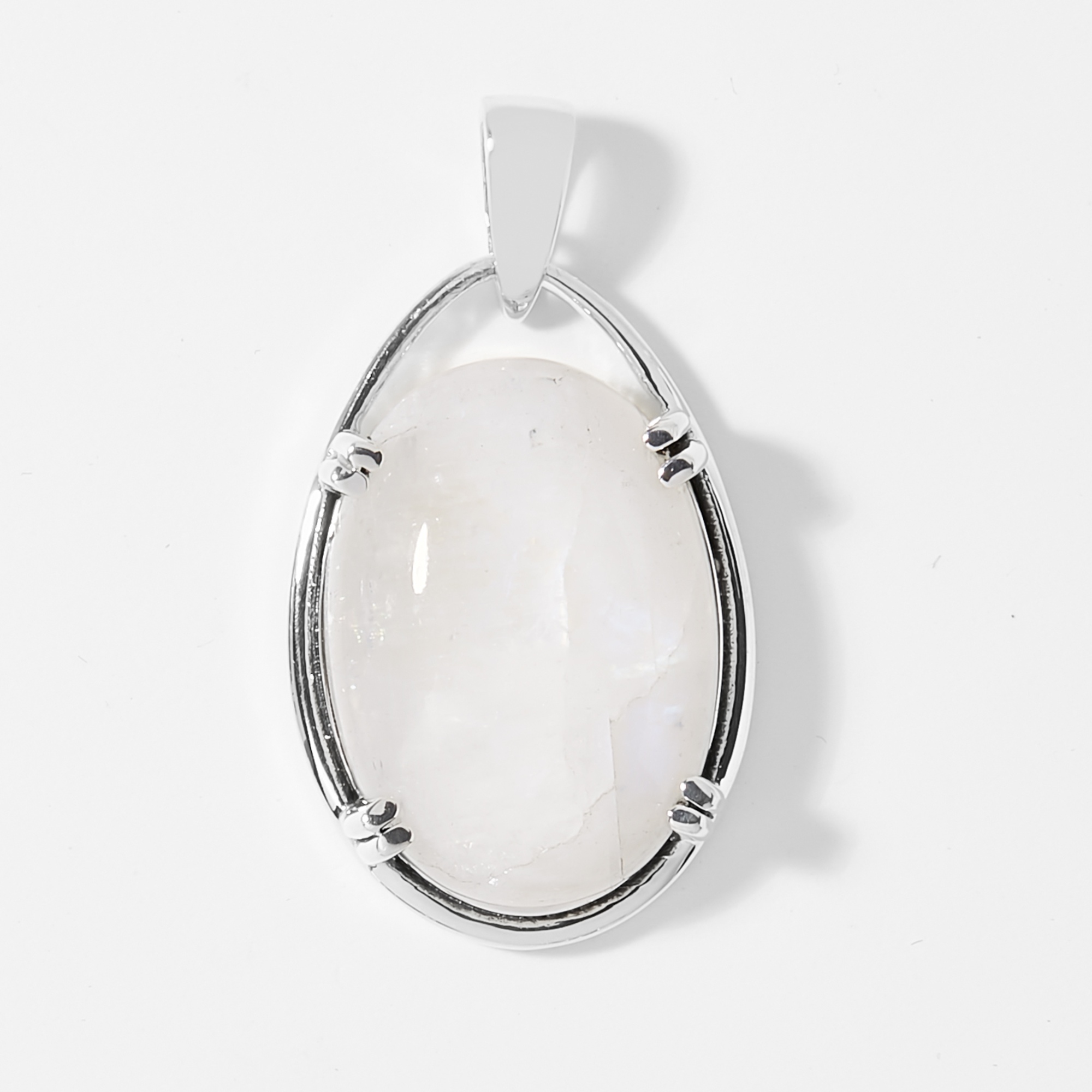 Himalayan Gems Sterling Silver Gemstone Cabachon Pendant - TSC.ca