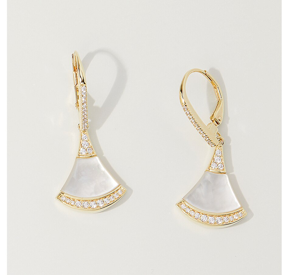 Charles Garnier Sterling Silver "Fanflare" Gemstone and Cubic Zirconia ...