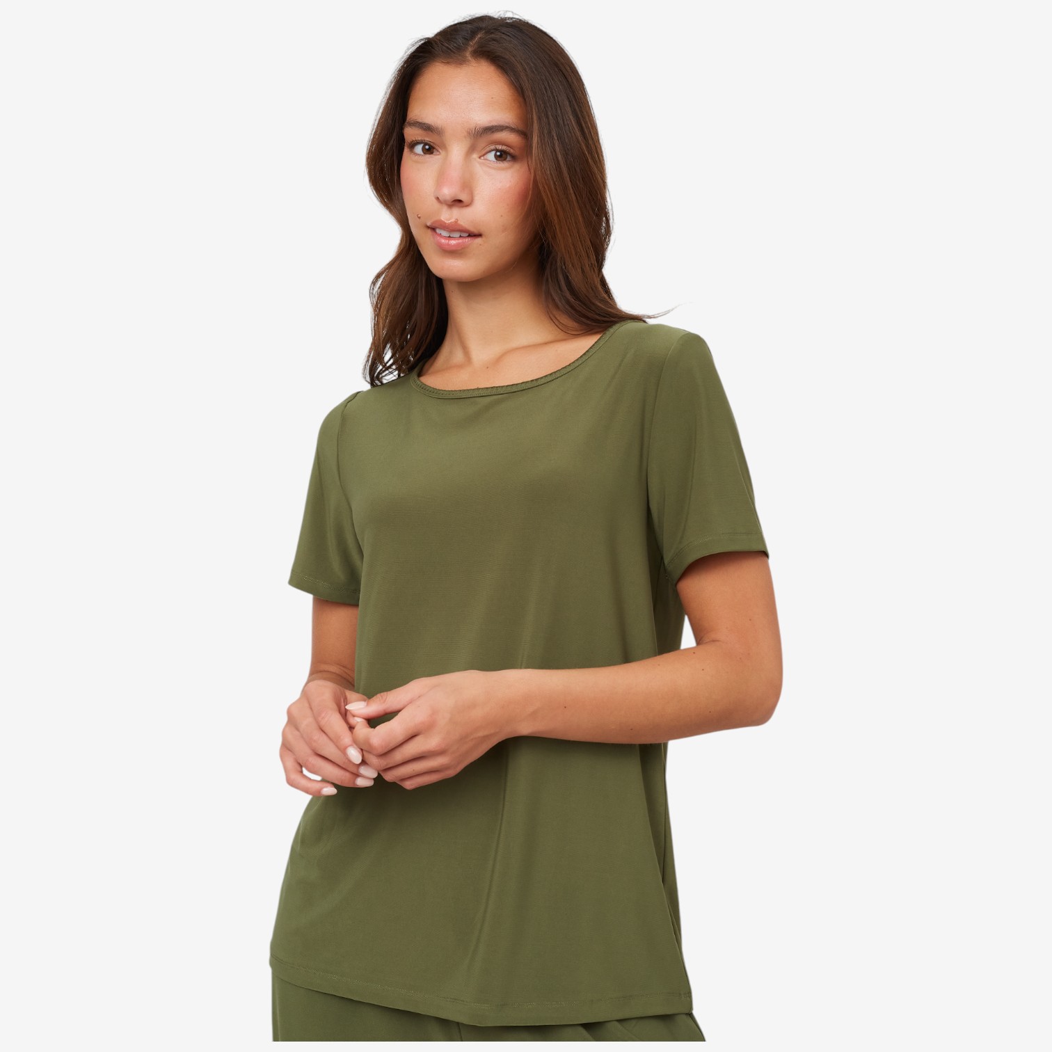 Kim & Co. Deluxe Brazil Knit Short Sleeve Conny Top - TSC.ca